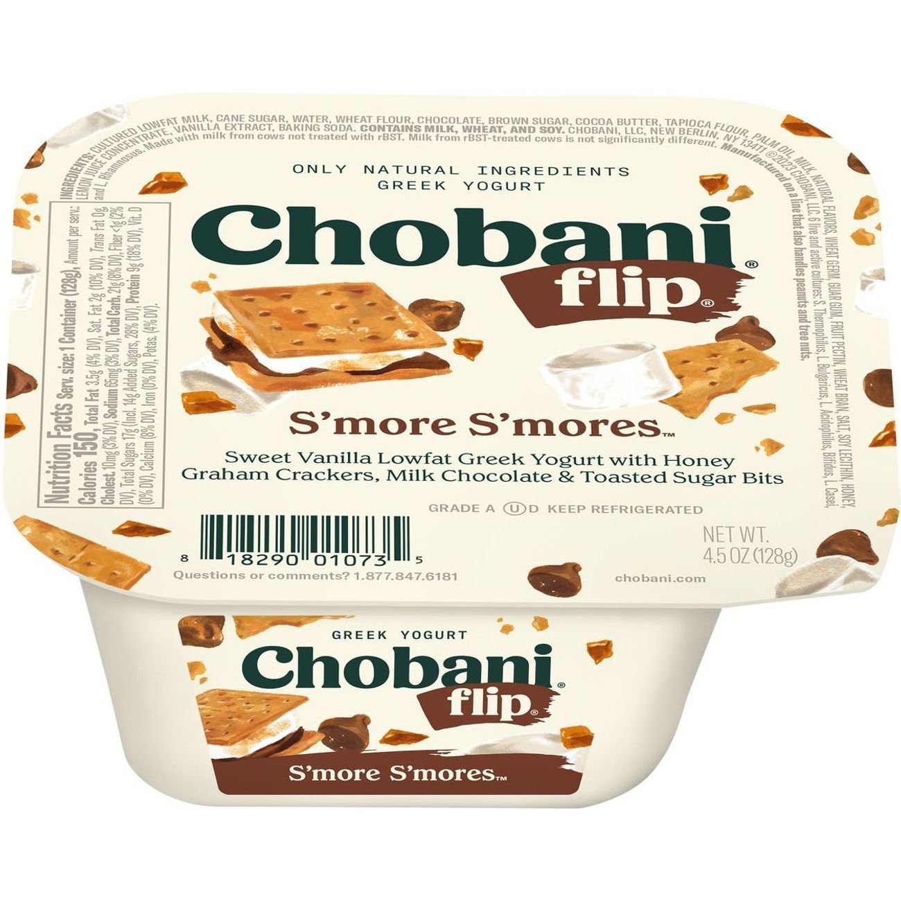 Chobani Flip Low Fat Smore Smores Greek Yogurt Shop Yogurt At H E B
