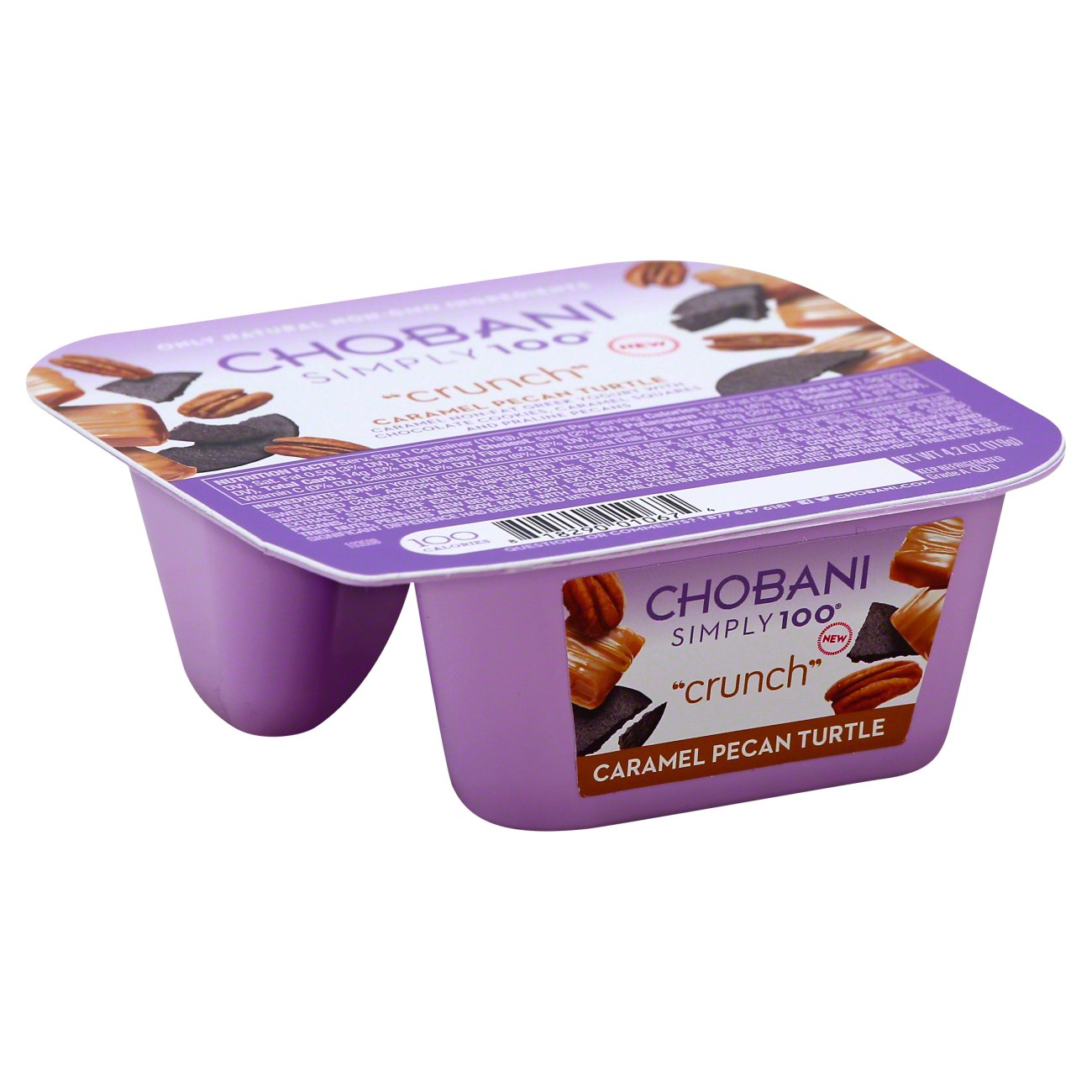 Chobani Simply 100 Crunch Caramel Chocolate Cluster - Shop Yogurt at H-E-B