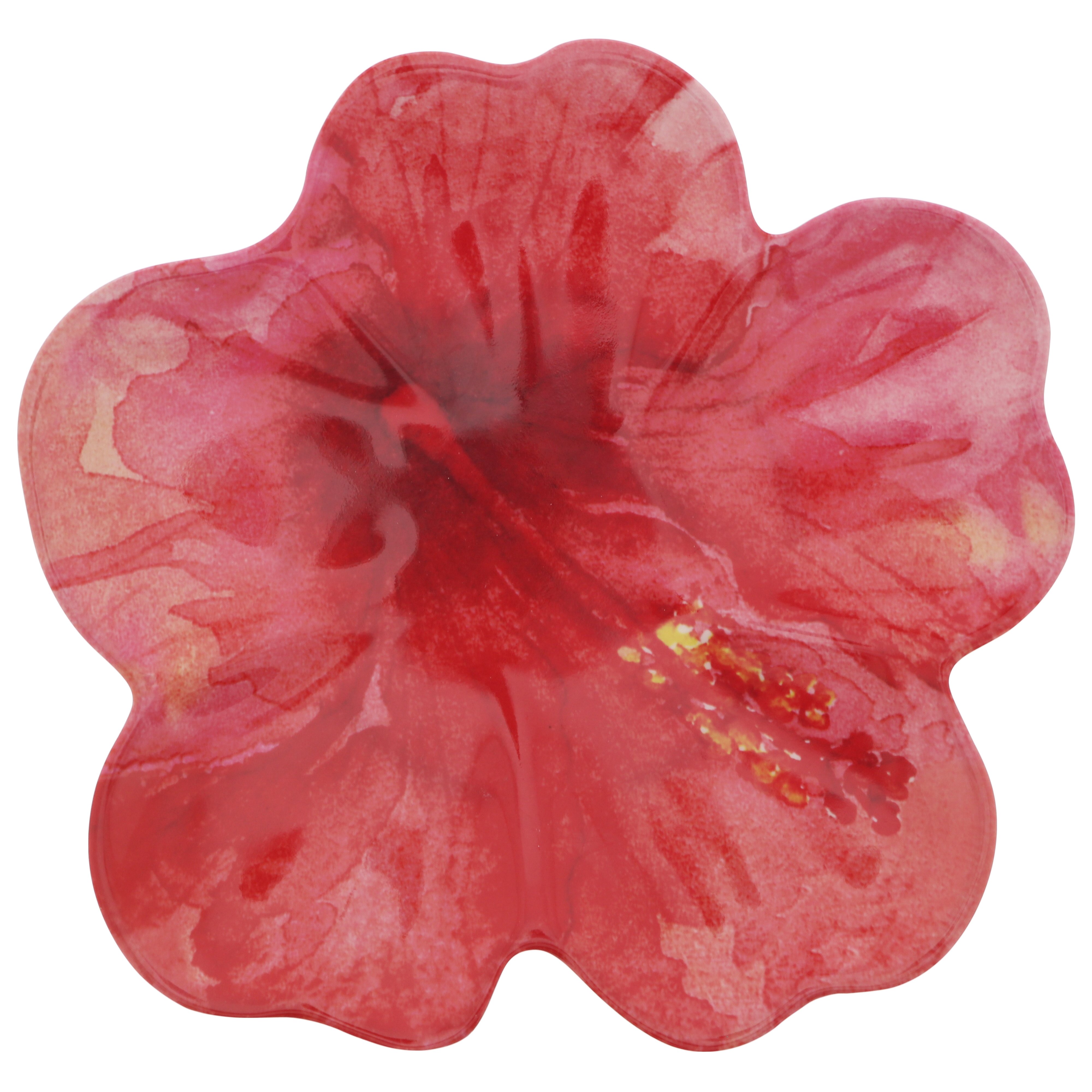 Dining Style Tiki Hibiscus Melamine Plate 8 in - Shop Plates at H-E-B