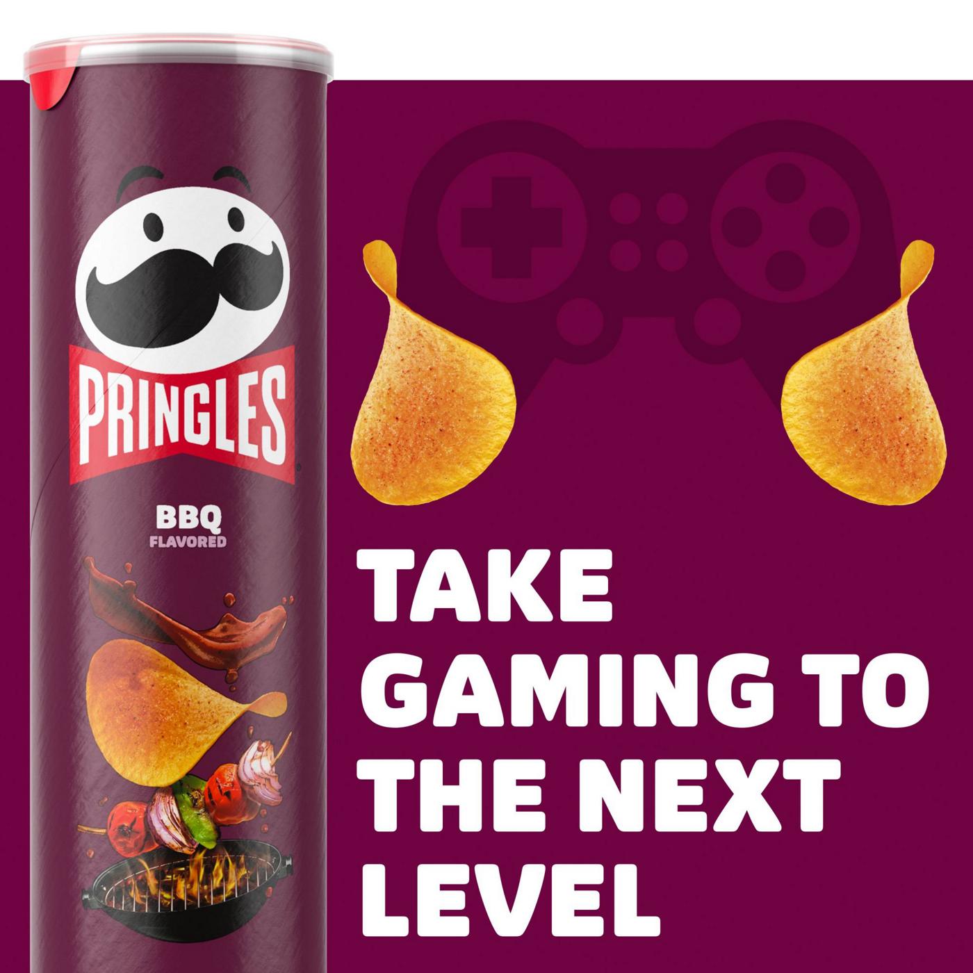 Pringles BBQ Potato Crisps Chips - Shop Chips at H-E-B