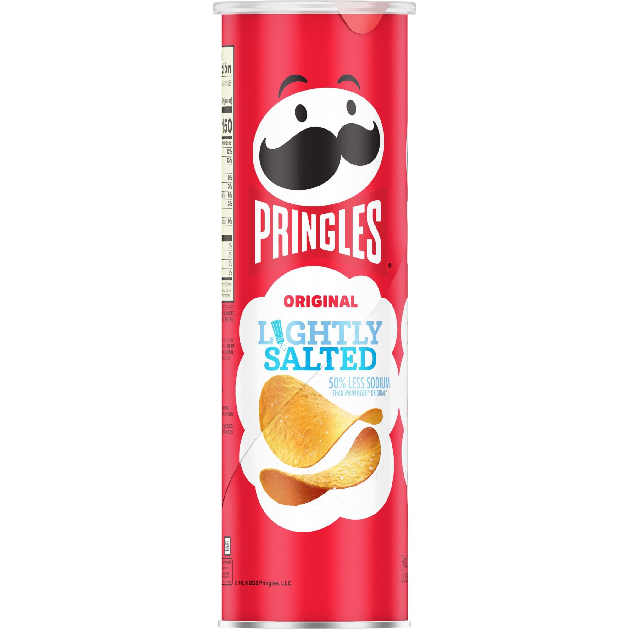 Pringles Lightly Salted Original Potato Crisps Chips - Shop Chips at H-E-B