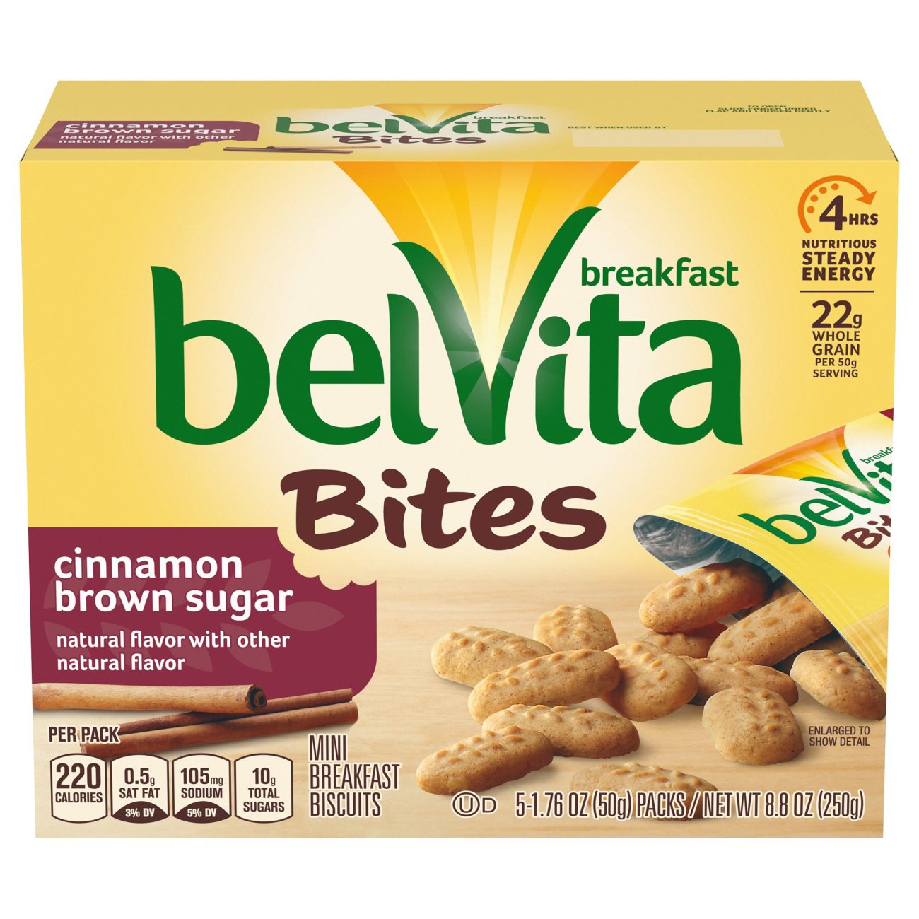 belVita Breakfast Biscuit Bites - Cinnamon Brown Sugar - Shop Cookies ...