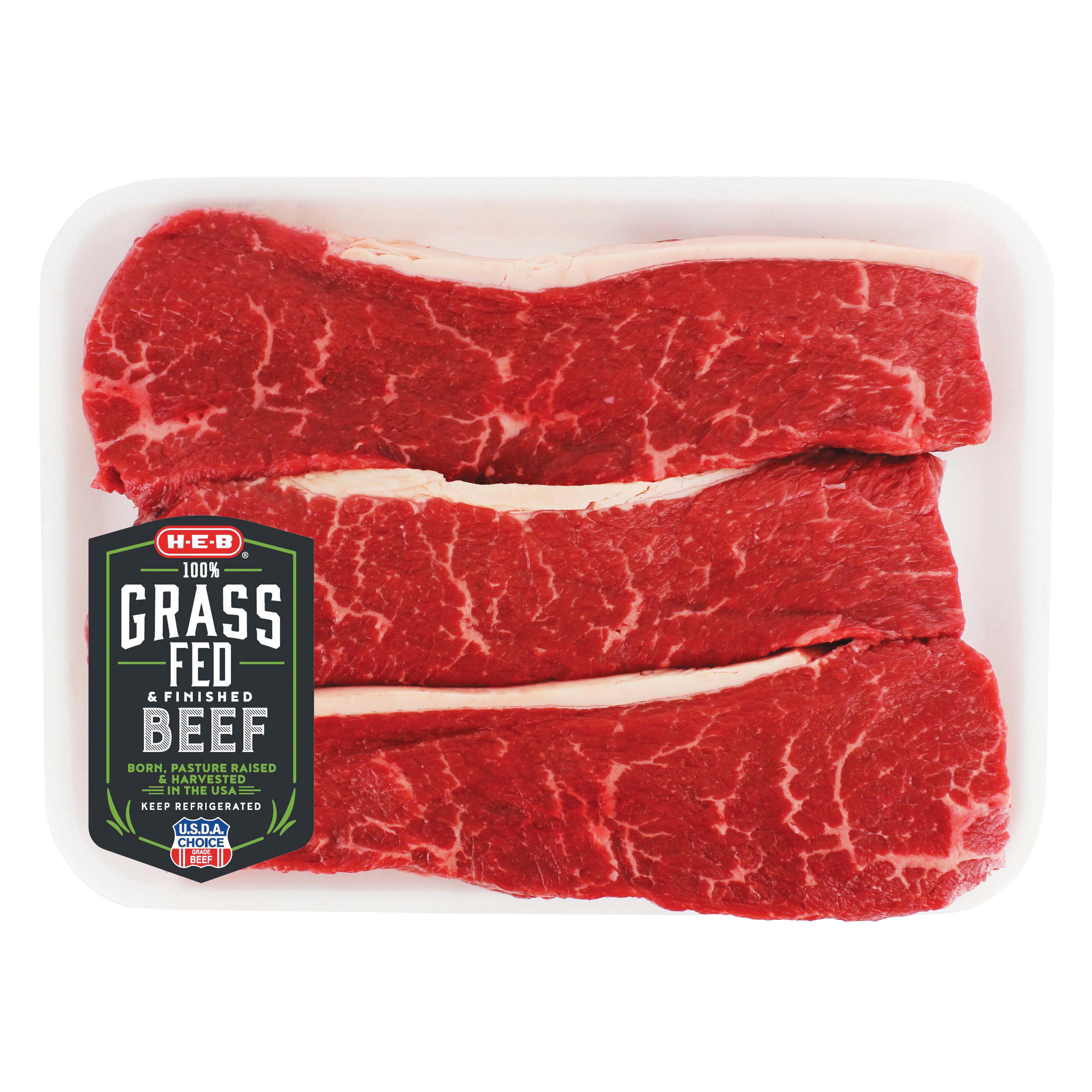 H-E-B Prime 1 Grass Fed Boneless Strips - Shop Beef at H-E-B