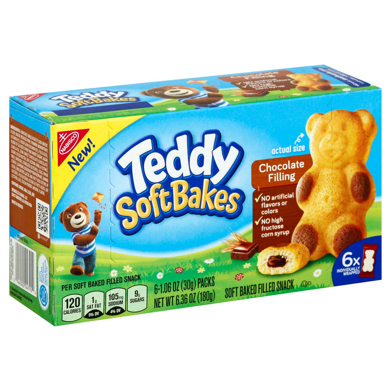 Teddy Grahams Soft Bakes Soft Baked Filled Snack - Chocolate - Shop ...