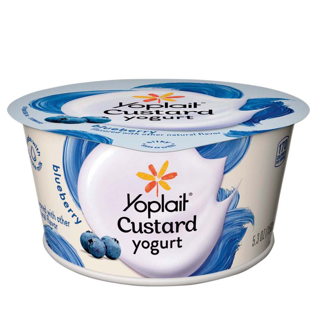 Yoplait Custard Blueberry Yogurt - Shop Yogurt at H-E-B