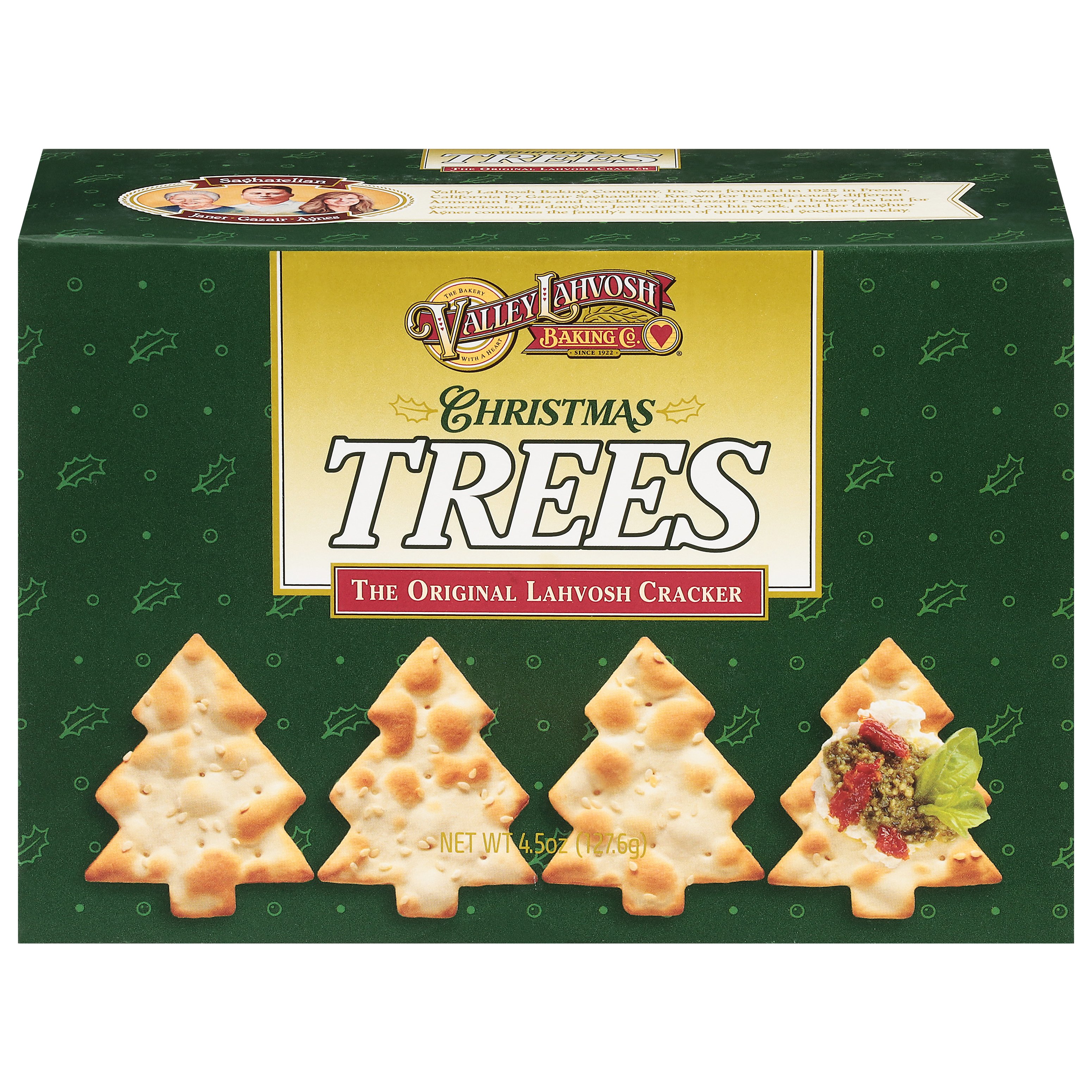 Valley Lahvosh Christmas Tree Crackers, 4.5 oz | Central Market ...