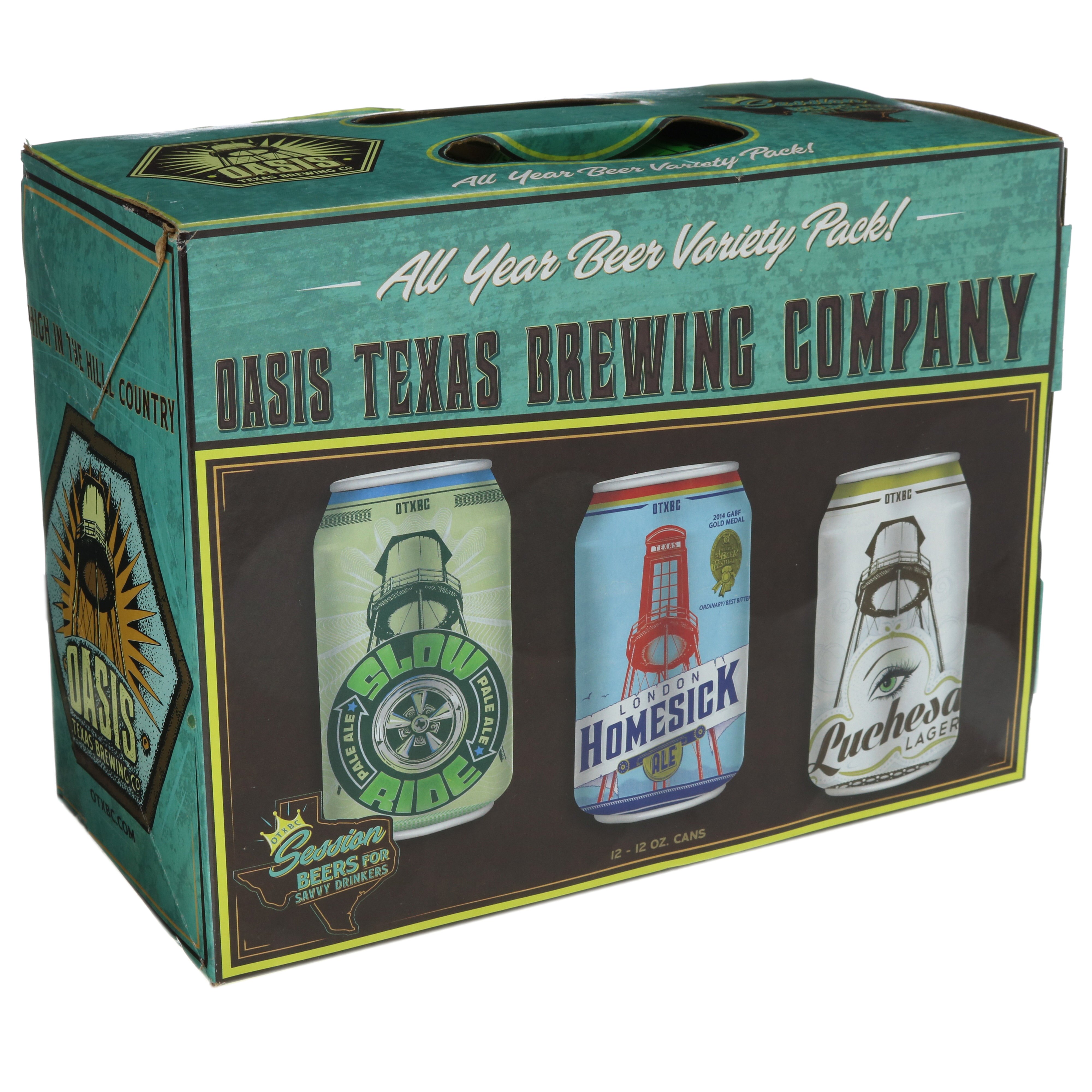 Oasis Texas All Year Variety Beer 12 oz Cans - Shop Beer at H-E-B