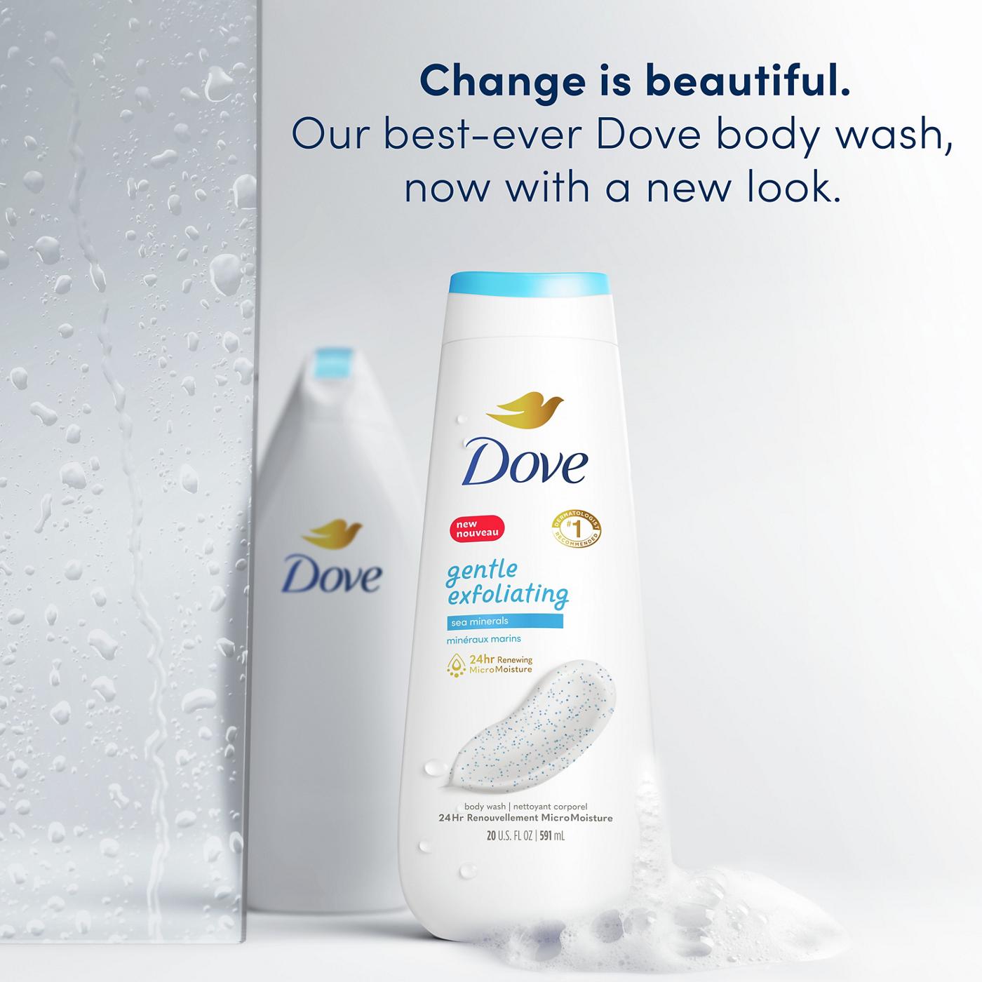 Dove Gentle Exfoliating Body Wash Twin Pack - Sea Minerals - Shop Body wash at H-E-B