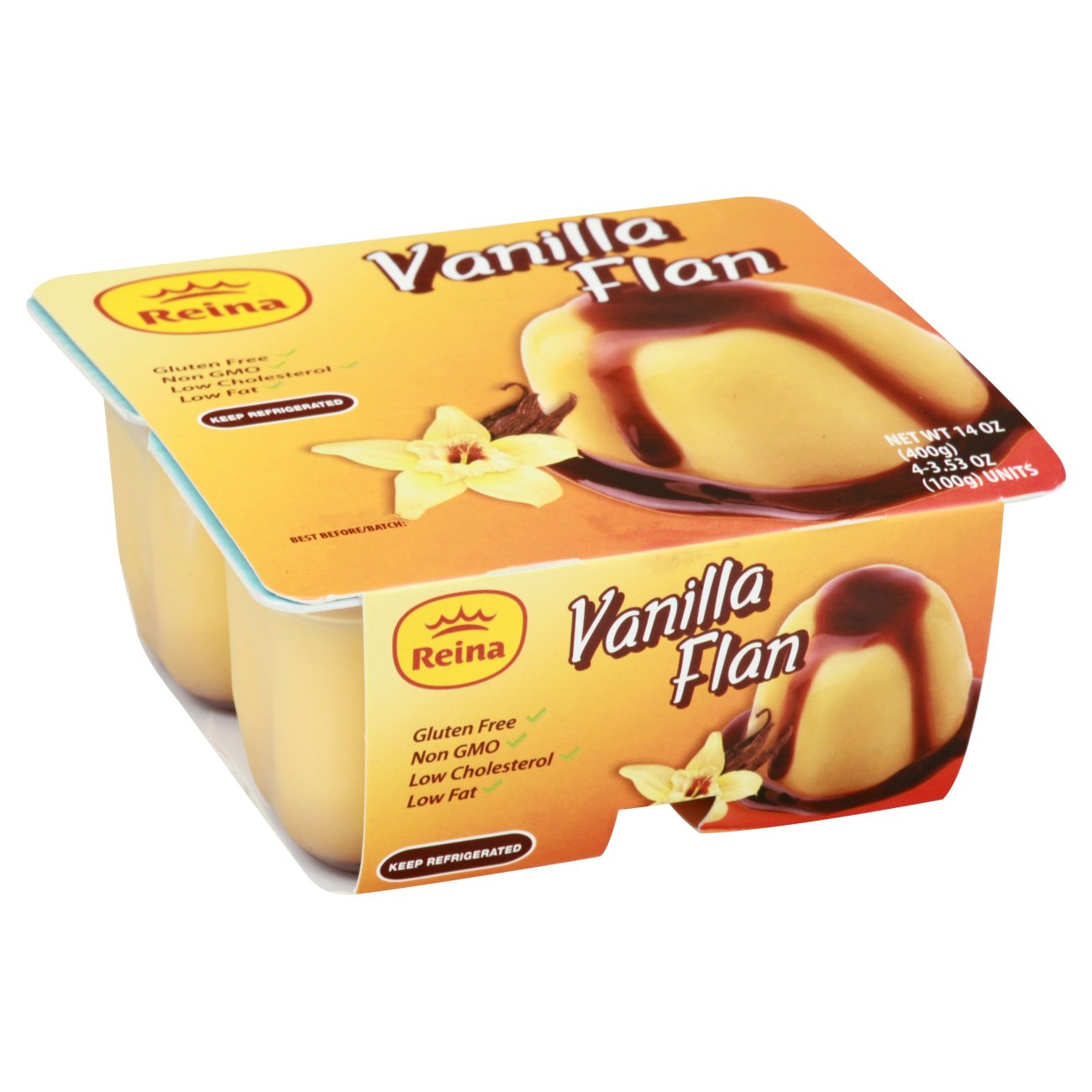 Reina Vanilla Flan Cups - Shop Desserts & Pastries at H-E-B
