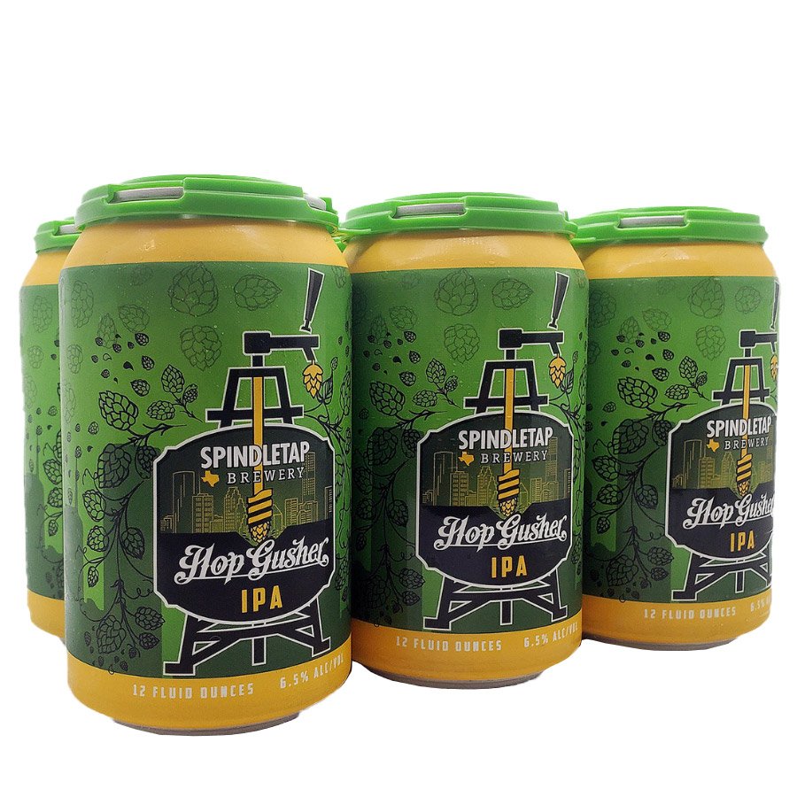 SpindleTap Hop Gusher IPA Craft Beer 6 pk Cans - Shop Beer at H-E-B