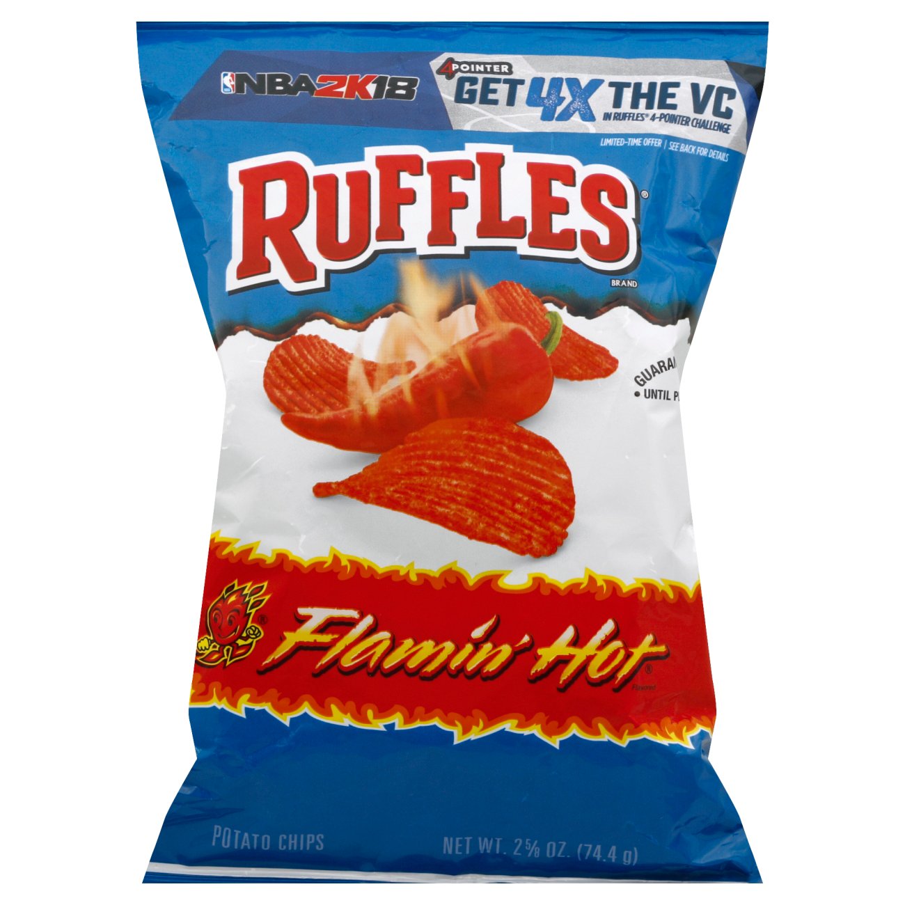 Ruffles Flamin' Hot Potato Chips - Shop Chips at H-E-B