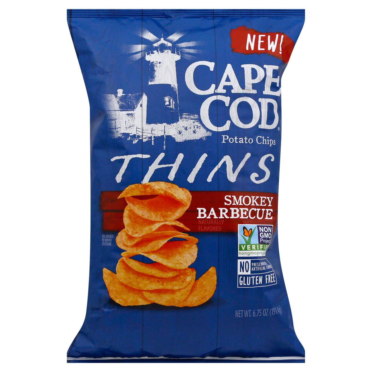 Cape Cod Thins Smokey Barbecue Potato Chips - Shop Chips at H-E-B