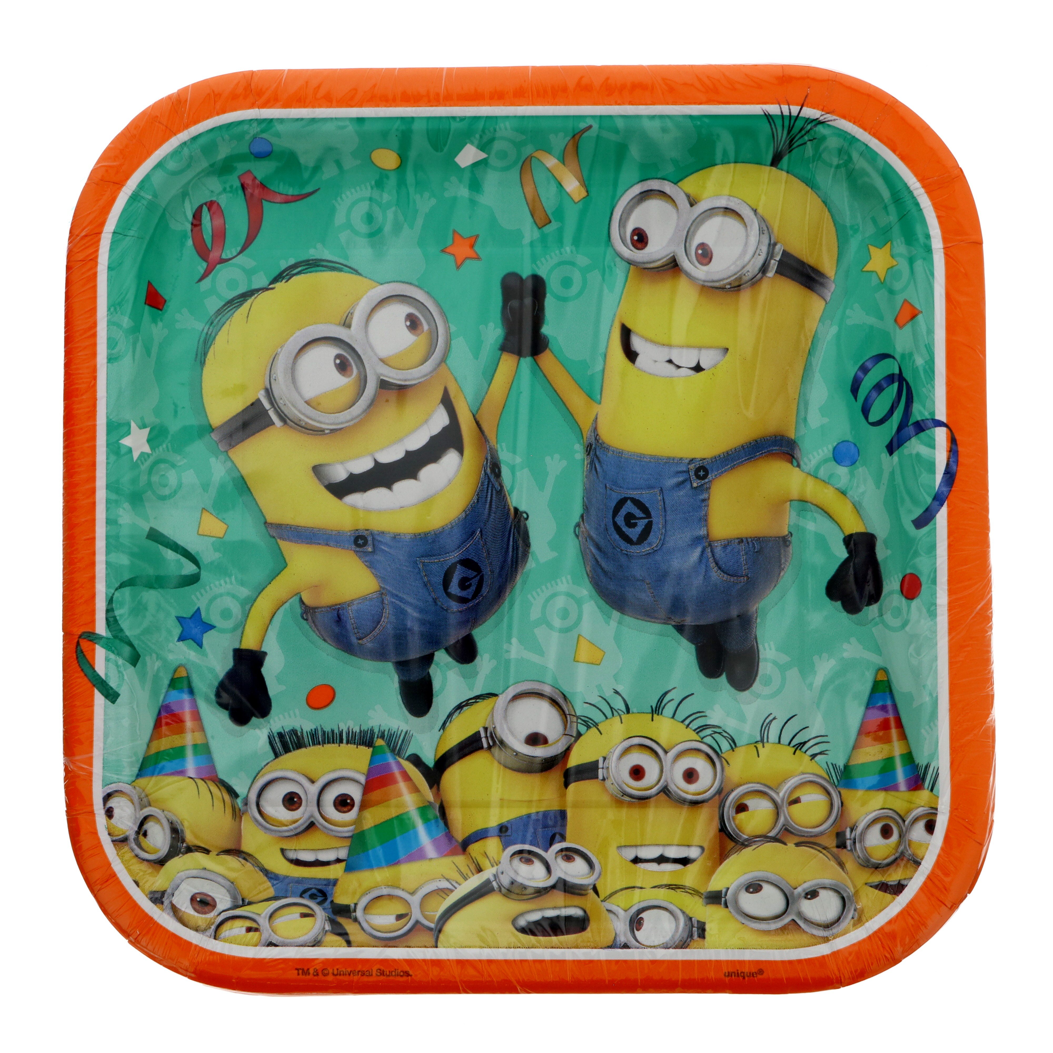Unique Despicable Me Square Plates, 9 inch - Shop Plates & bowls at H-E-B