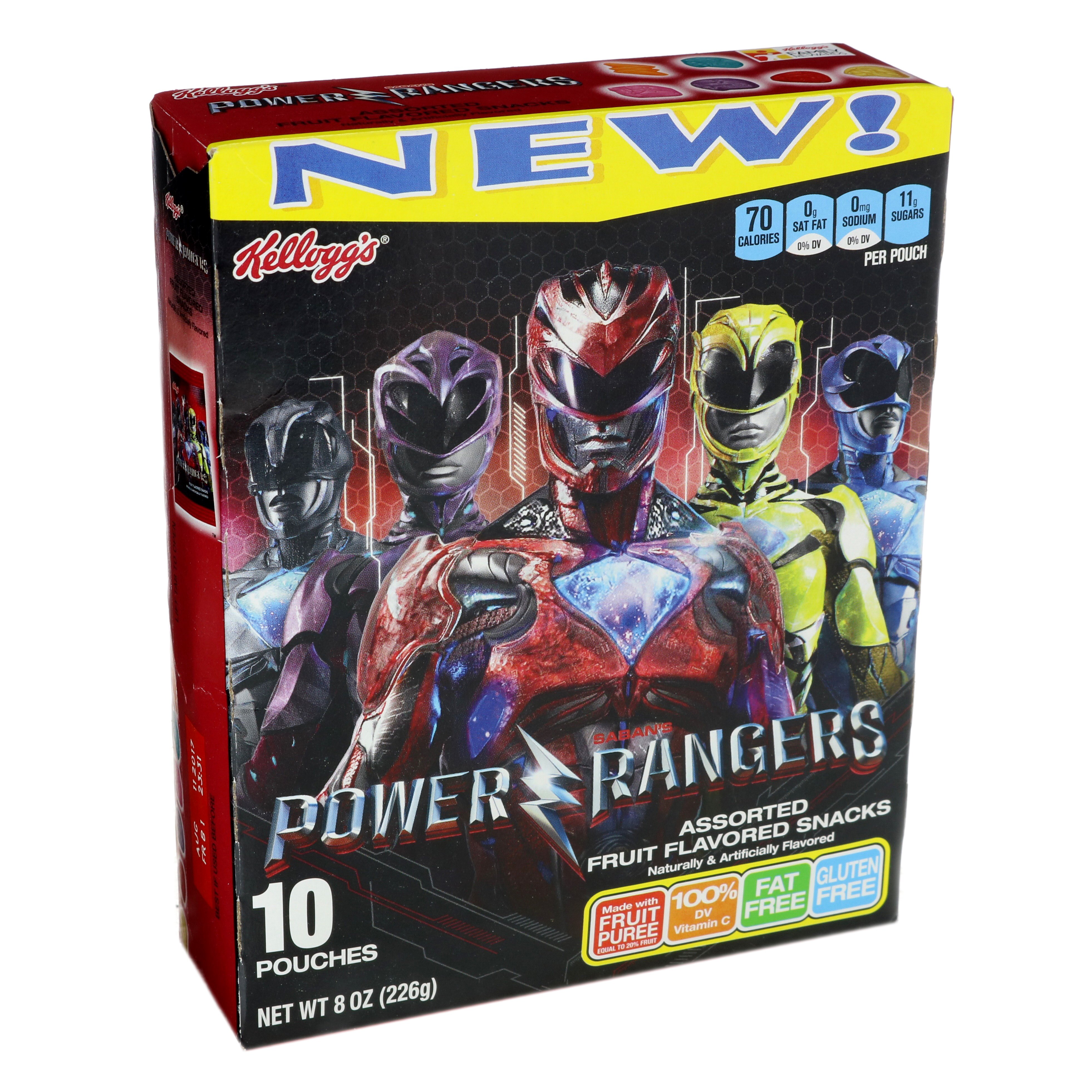 Kellogg's Power Rangers Fruit Flavored Snacks - Shop Snacks & Candy at ...
