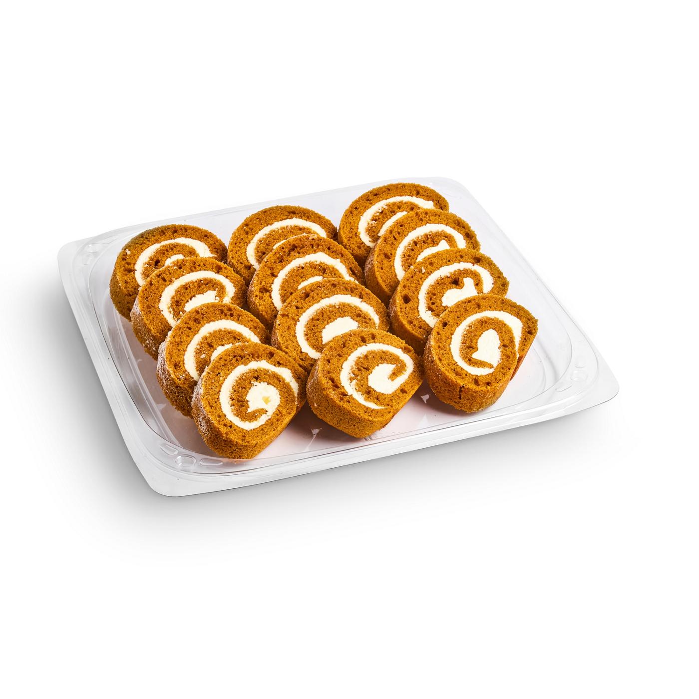 H-E-B Bakery Party Tray - Pumpkin Cake Rolls - Shop Standard party ...