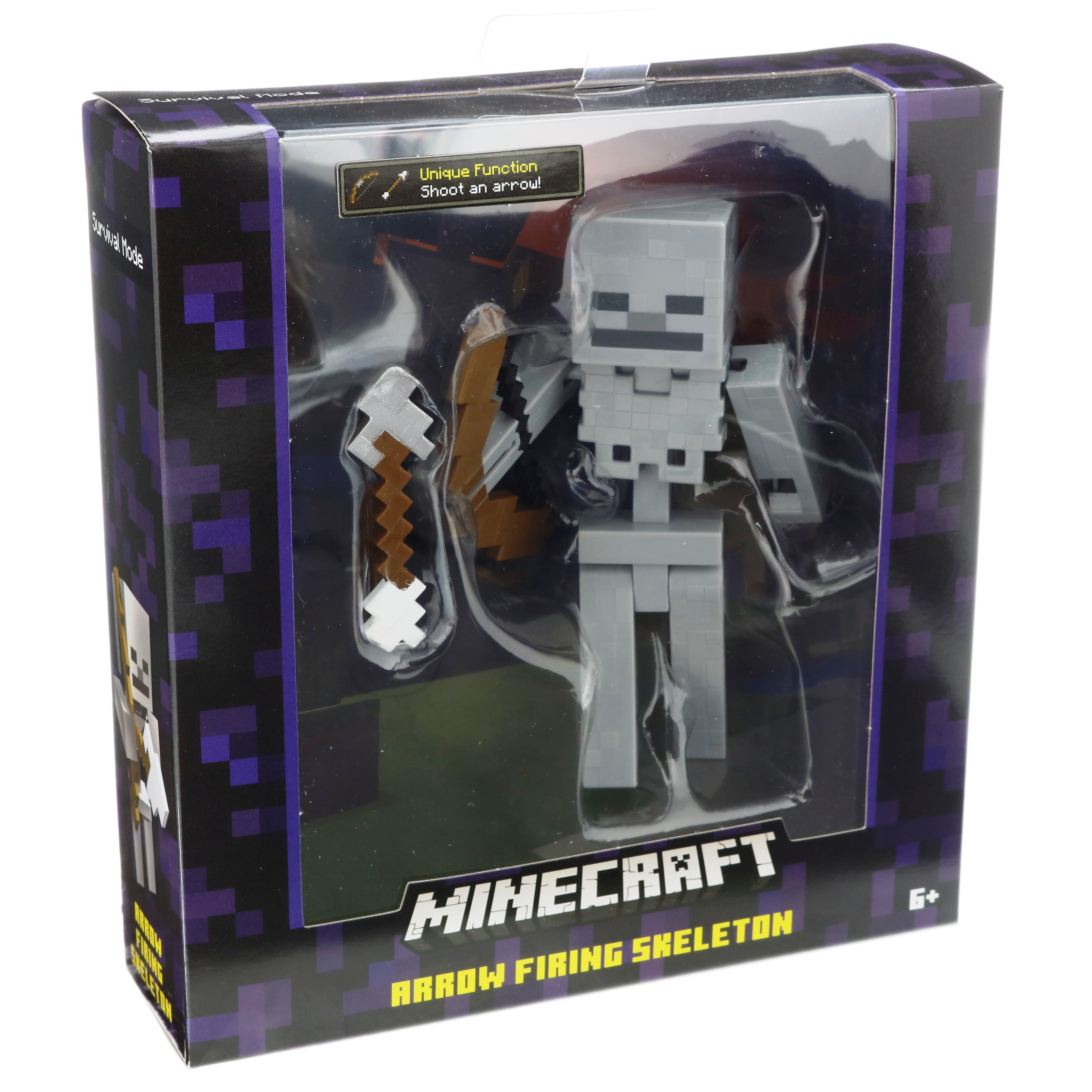 Mattel Minecraft Action Figures - Arrow Firing Skeleton - Shop Mattel ...