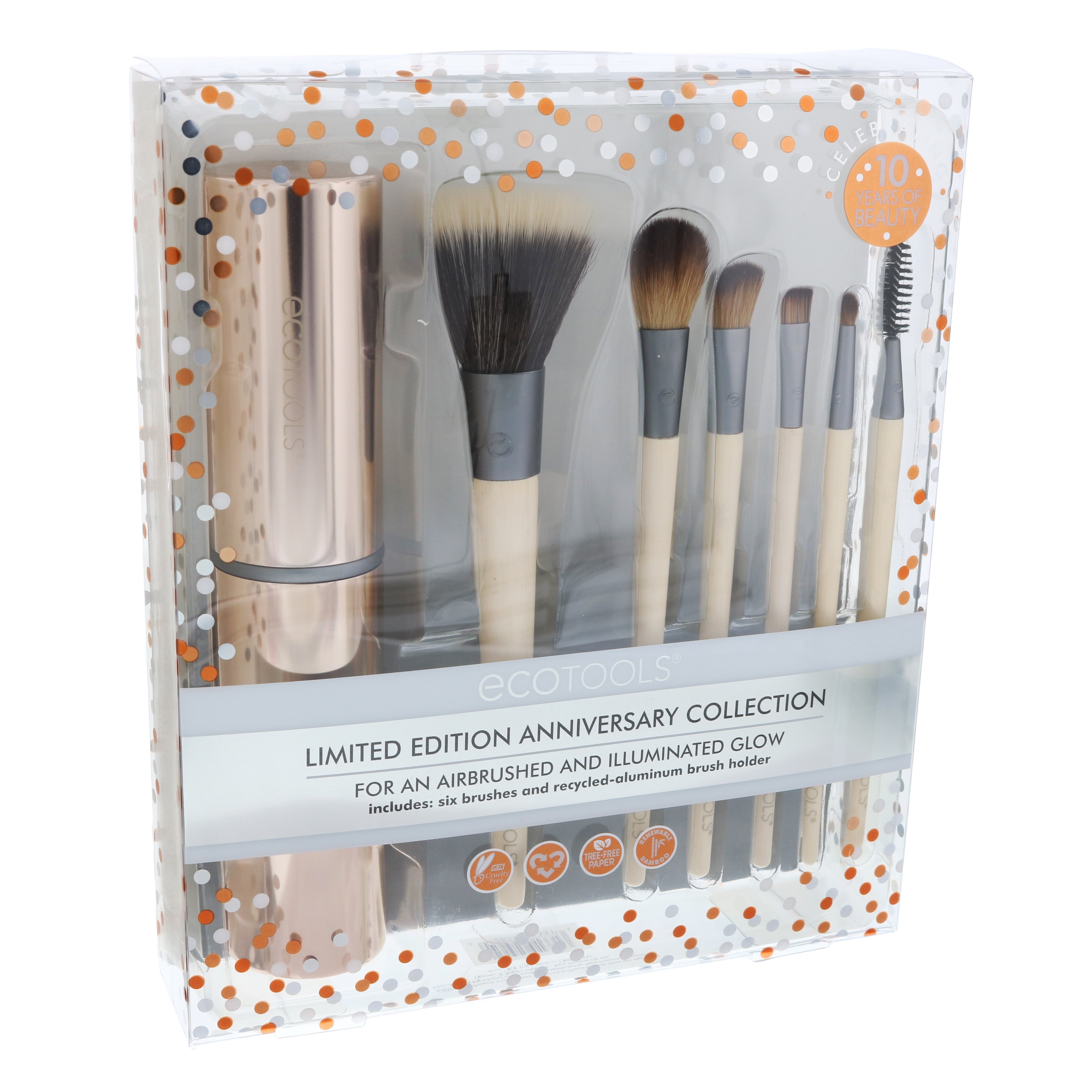 EcoTools Anniversary Collection Brushes & Holder - Shop Brushes at H-E-B
