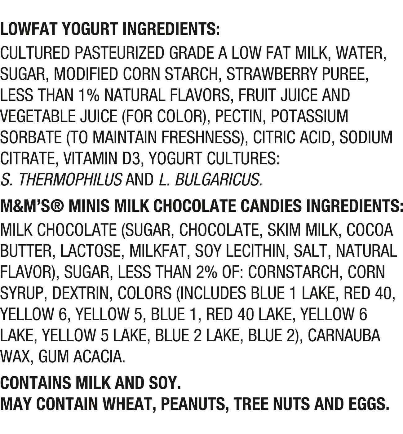 YoCrunch Low-Fat Strawberry With M&Ms Yogurt - Shop Yogurt at H-E-B