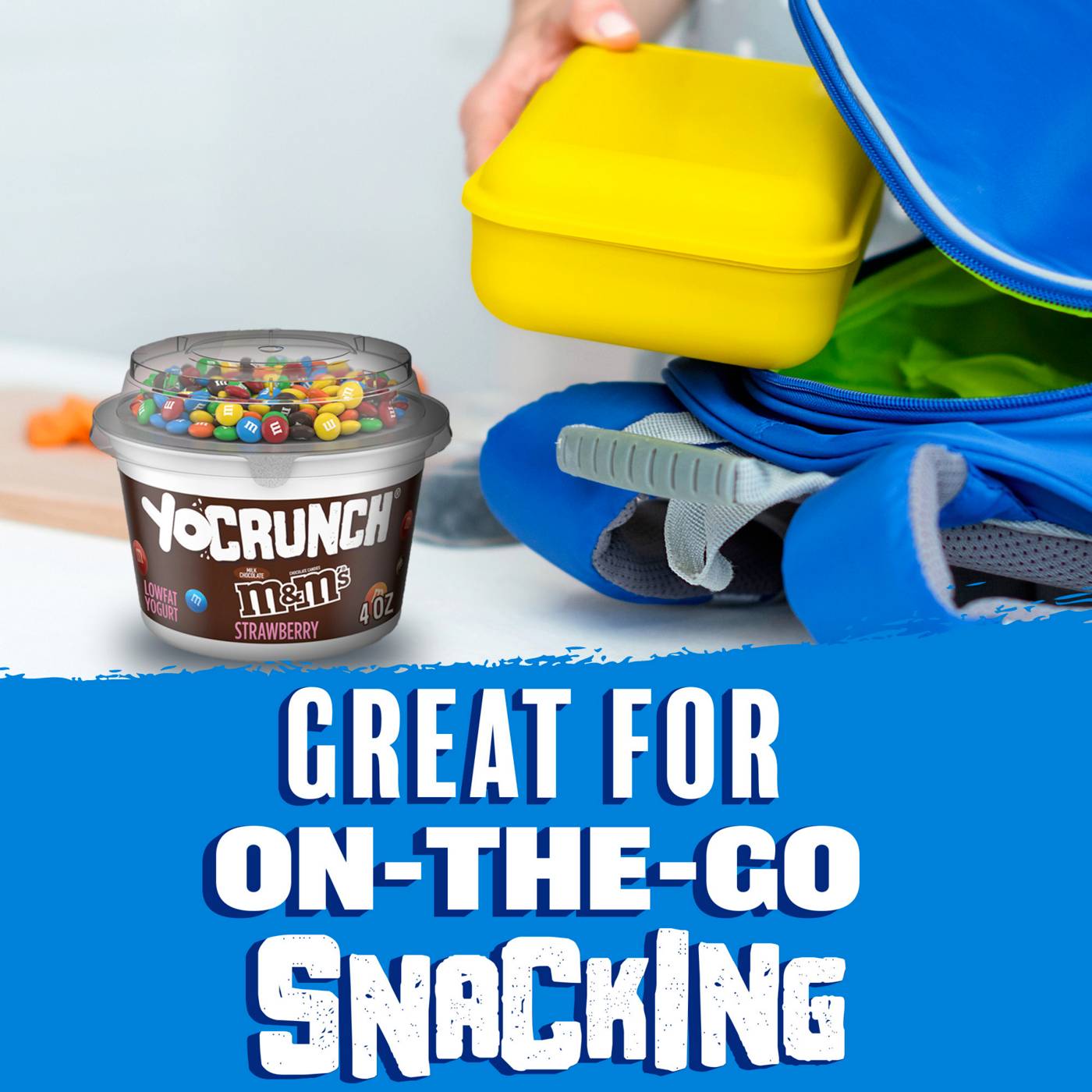 YoCrunch Low-Fat Strawberry With M&Ms Yogurt - Shop Yogurt at H-E-B