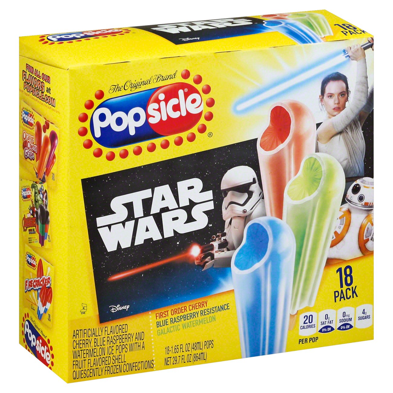 Popsicle Star Wars Ice Pops - Shop Bars & pops at H-E-B