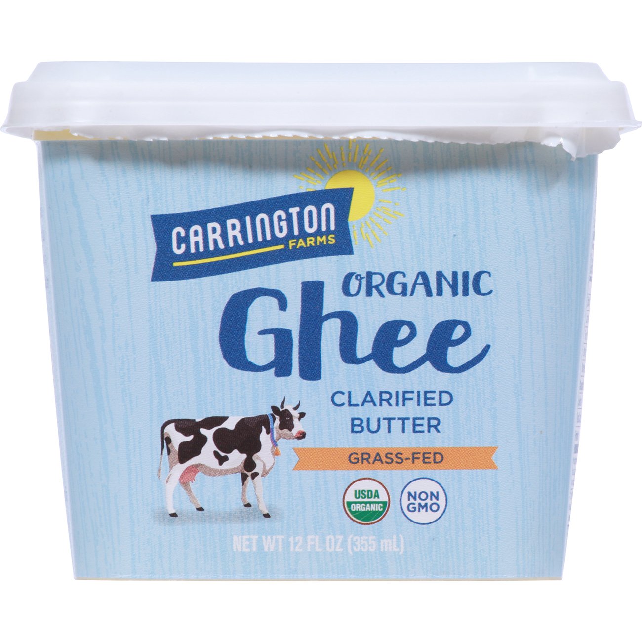 Carrington Farms Organic Ghee Clarified Butter, 12 oz | Central Market ...