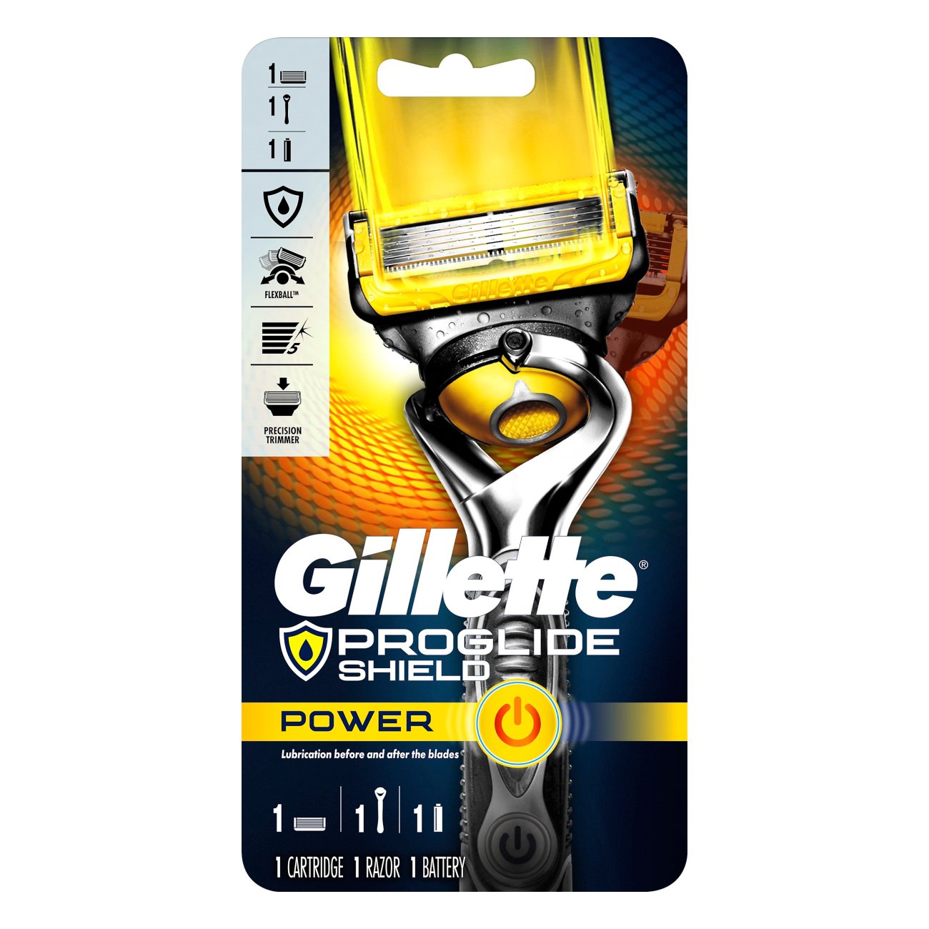 Gillette Fusion5 ProShield Power with FlexBall Technology - Shop Razors ...