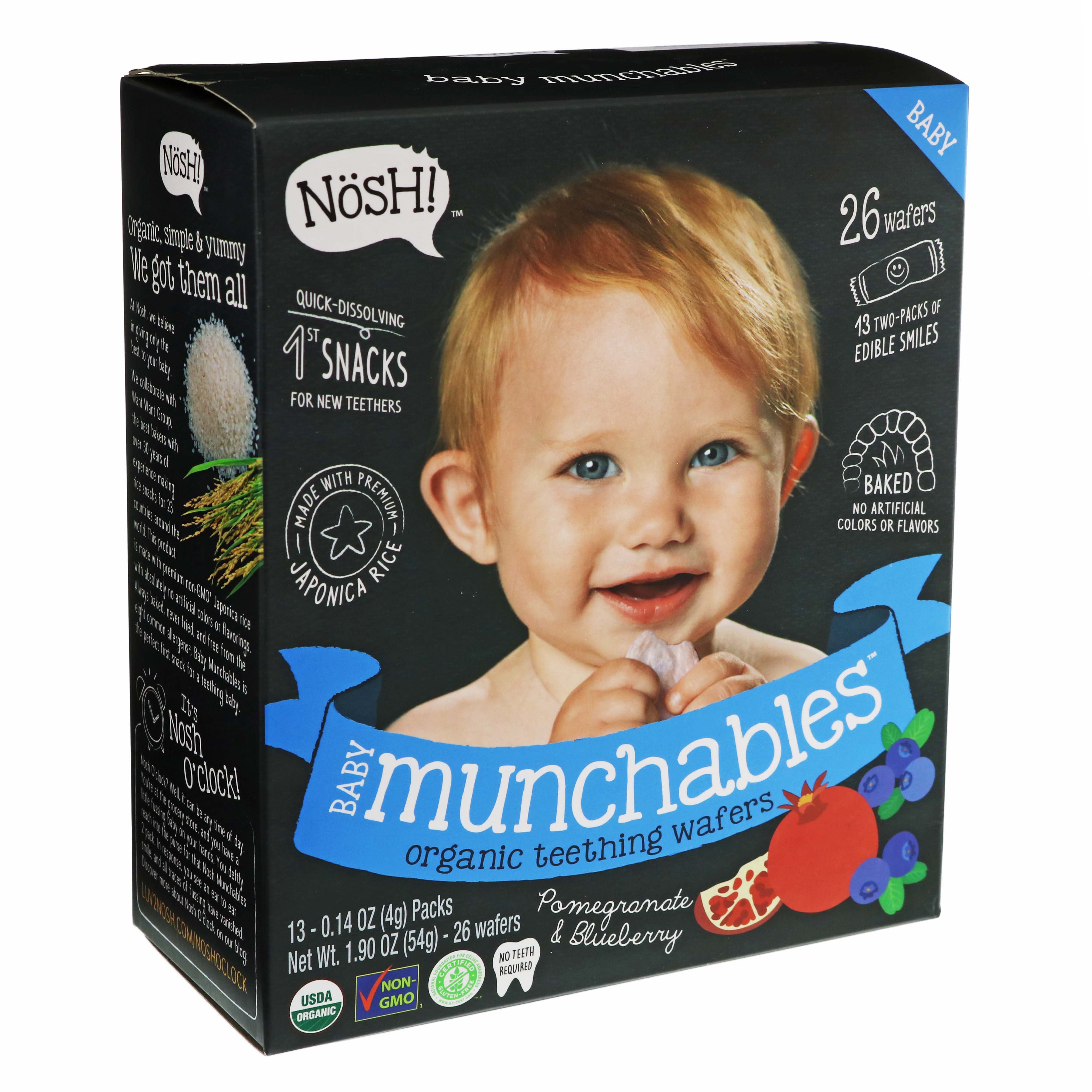 Nosh Munchables Pomegranate & Blueberry 13 packs - Shop Toddler Food at ...