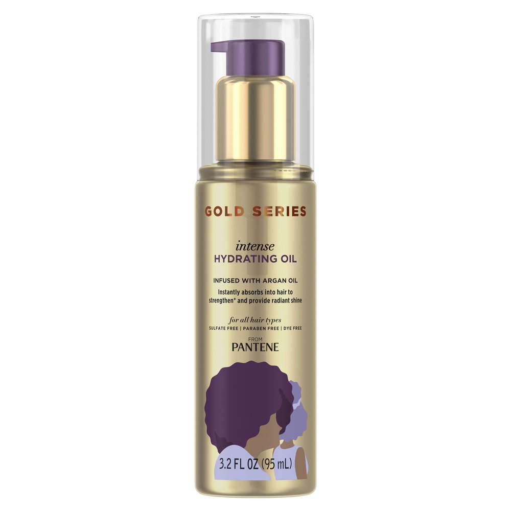 Pantene Gold Series Intense Hydrating Oil Treatment, 3.2 oz | Low ...