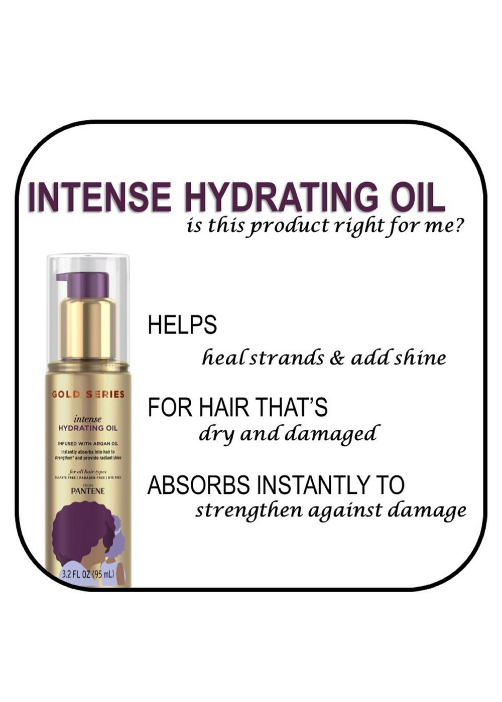Pantene Gold Series Intense Hydrating Oil Treatment - Shop Styling ...