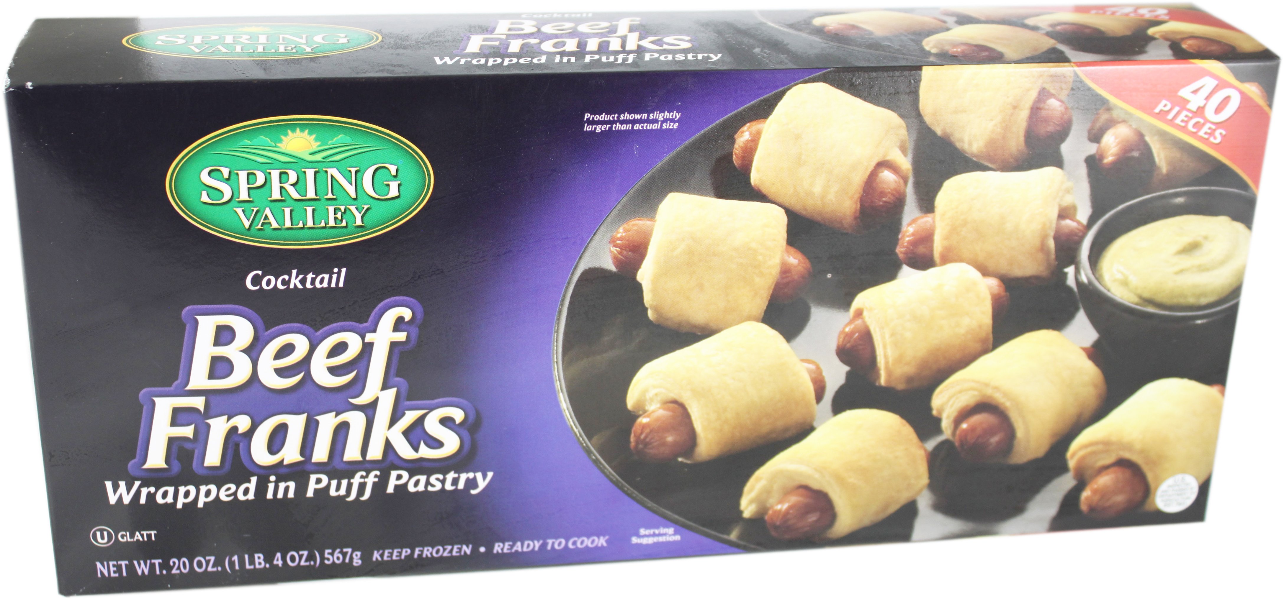 Spring Valley Beef Franks In Pastry - Shop Meals & Sides at H-E-B