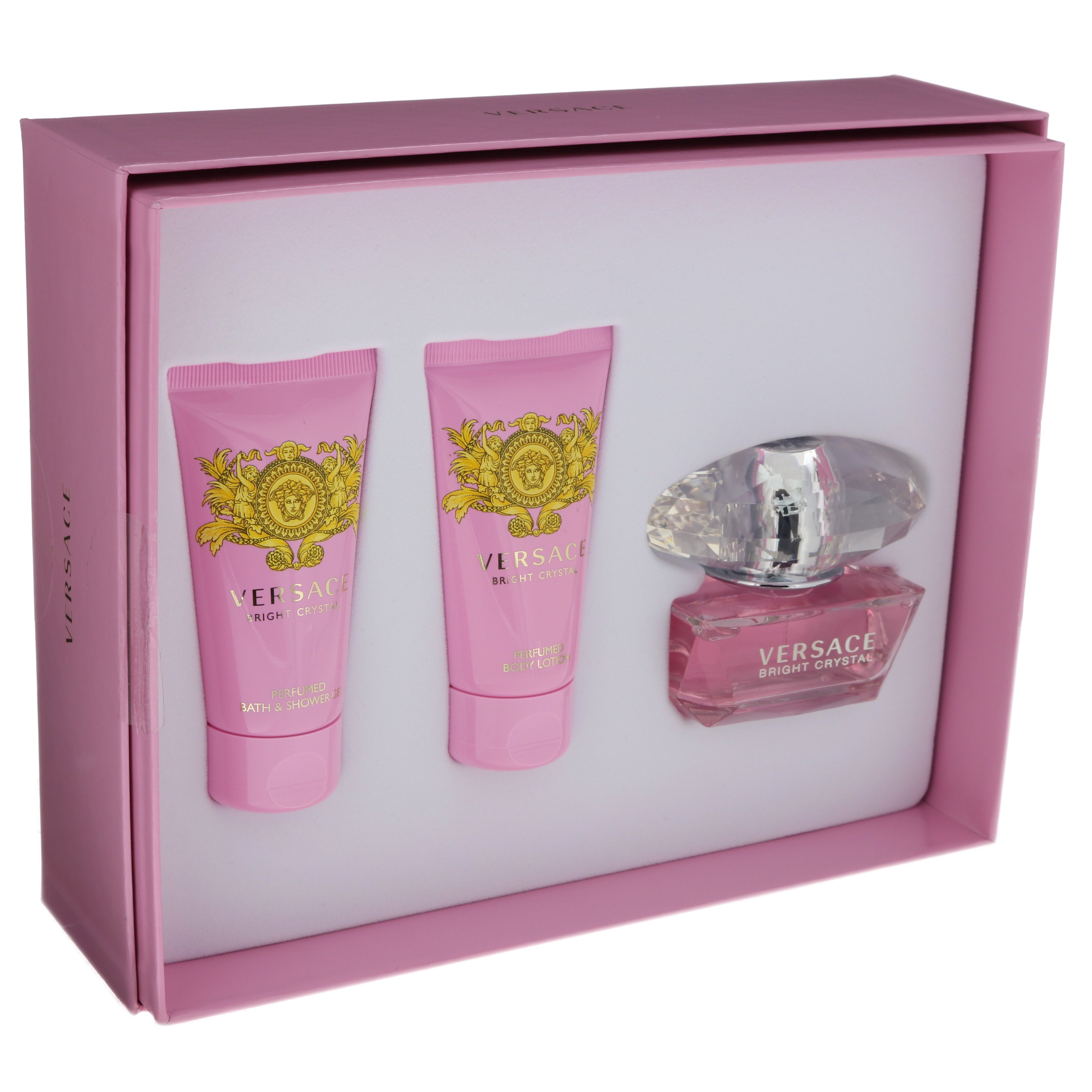 Versace Bright Crystal 3 Piece Set - Shop Bath & skin care sets at H-E-B