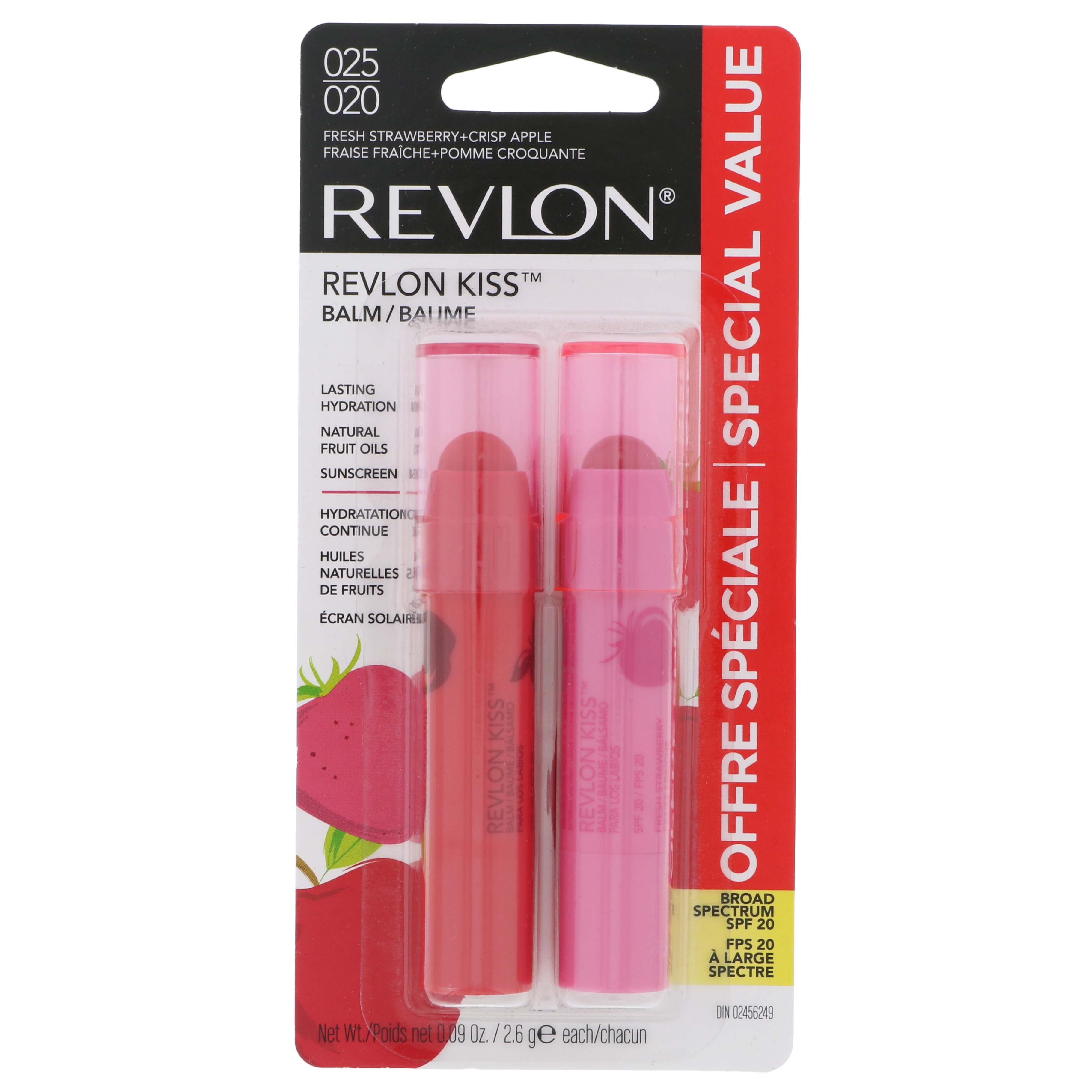 Revlon Kiss Balm Fresh Strawberry/Crisp Apple - Shop Lip balm ...