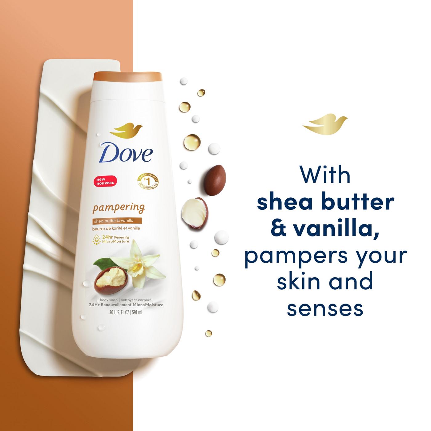 Dove Body Wash - Pampering Shea Butter & Vanilla - Shop Body wash at H-E-B