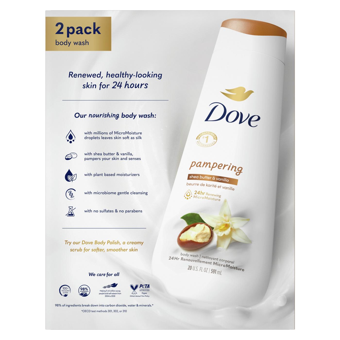 Dove Body Wash - Pampering Shea Butter & Vanilla - Shop Body Wash at H-E-B