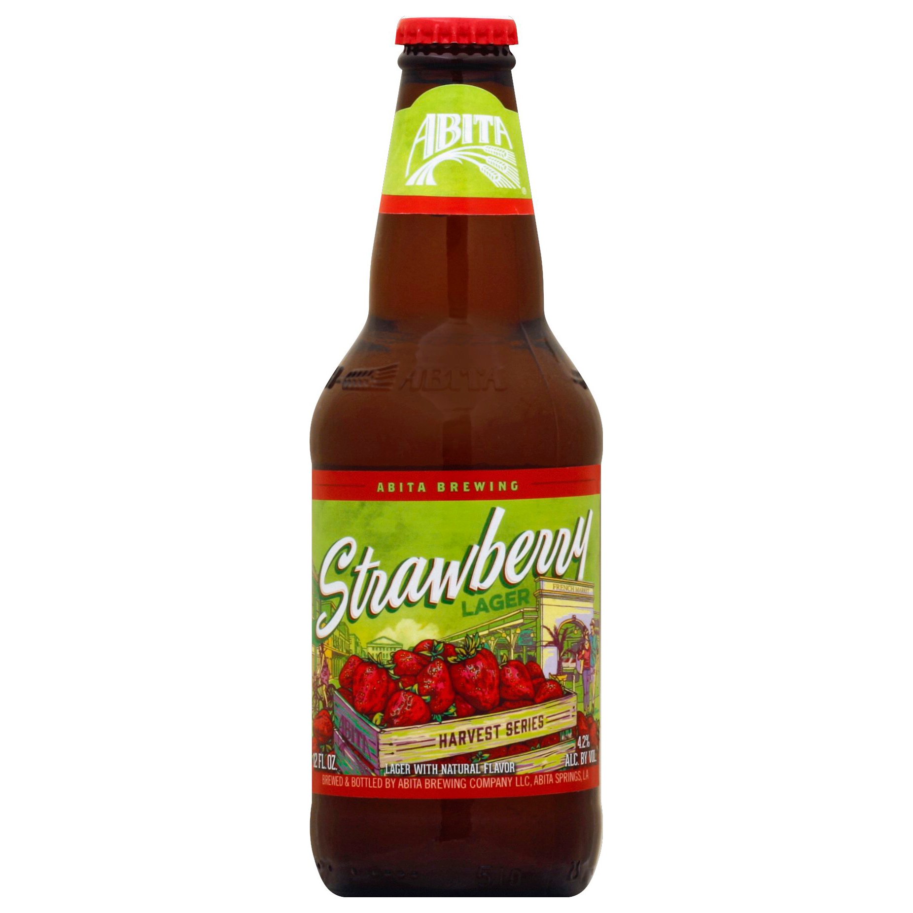 Abita Strawberry Lager Beer Bottle - Shop Beer & Wine at H-E-B