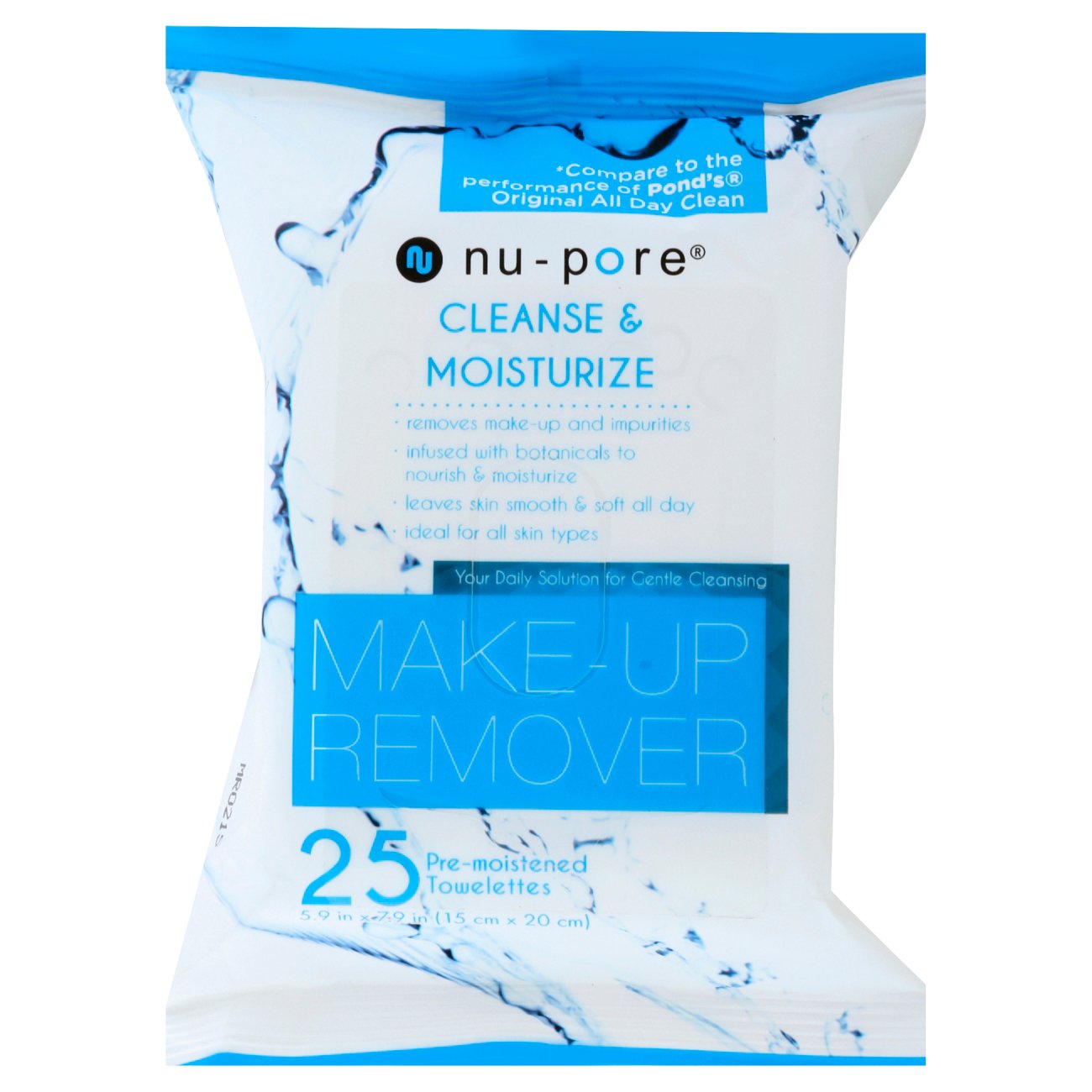 Nu Pore Cleanse & Moisturize Make-Up Remover Towelettes - Shop Makeup ...