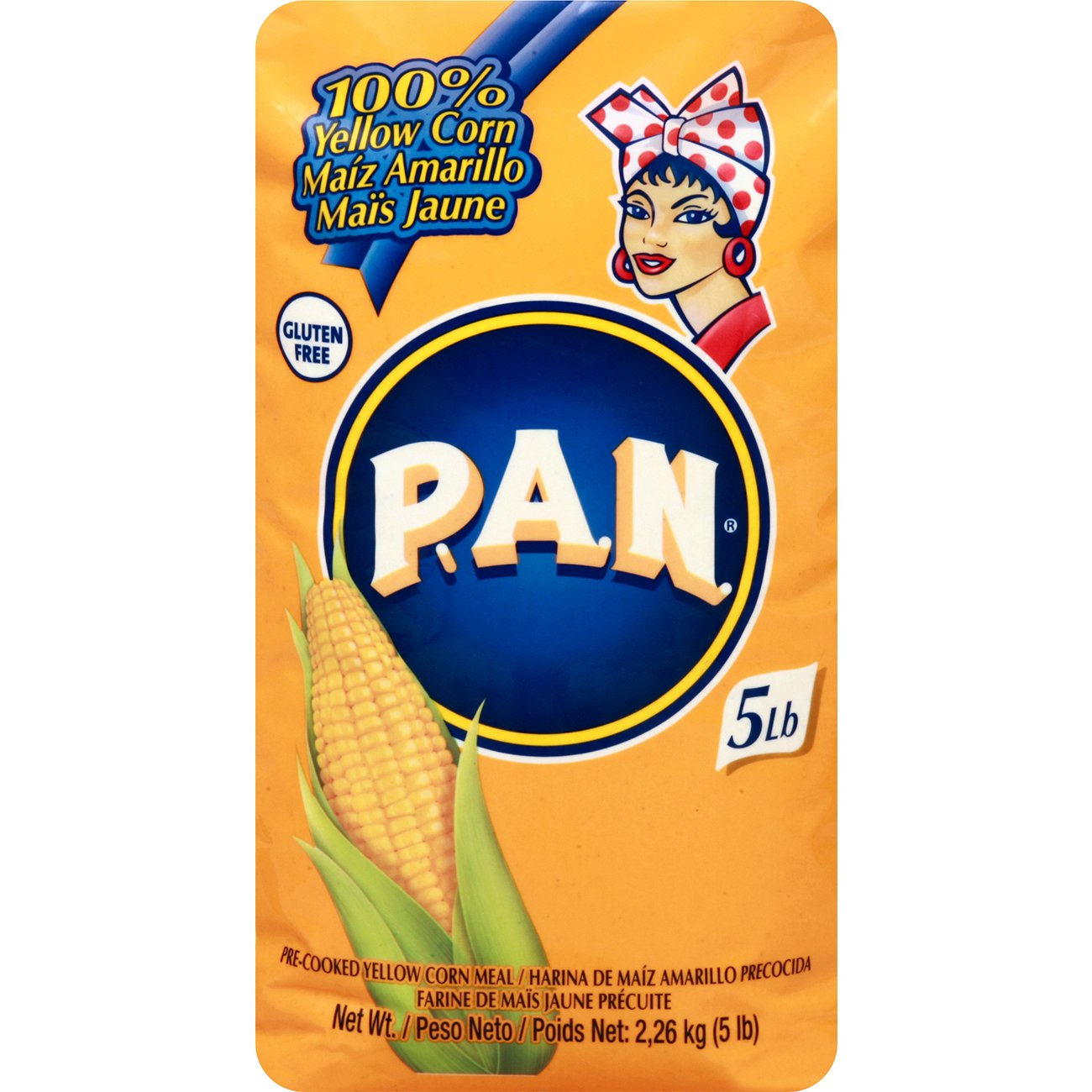 P.A.N. Pre-Cooked Yellow Corn Meal - Shop Baking Ingredients at H-E-B
