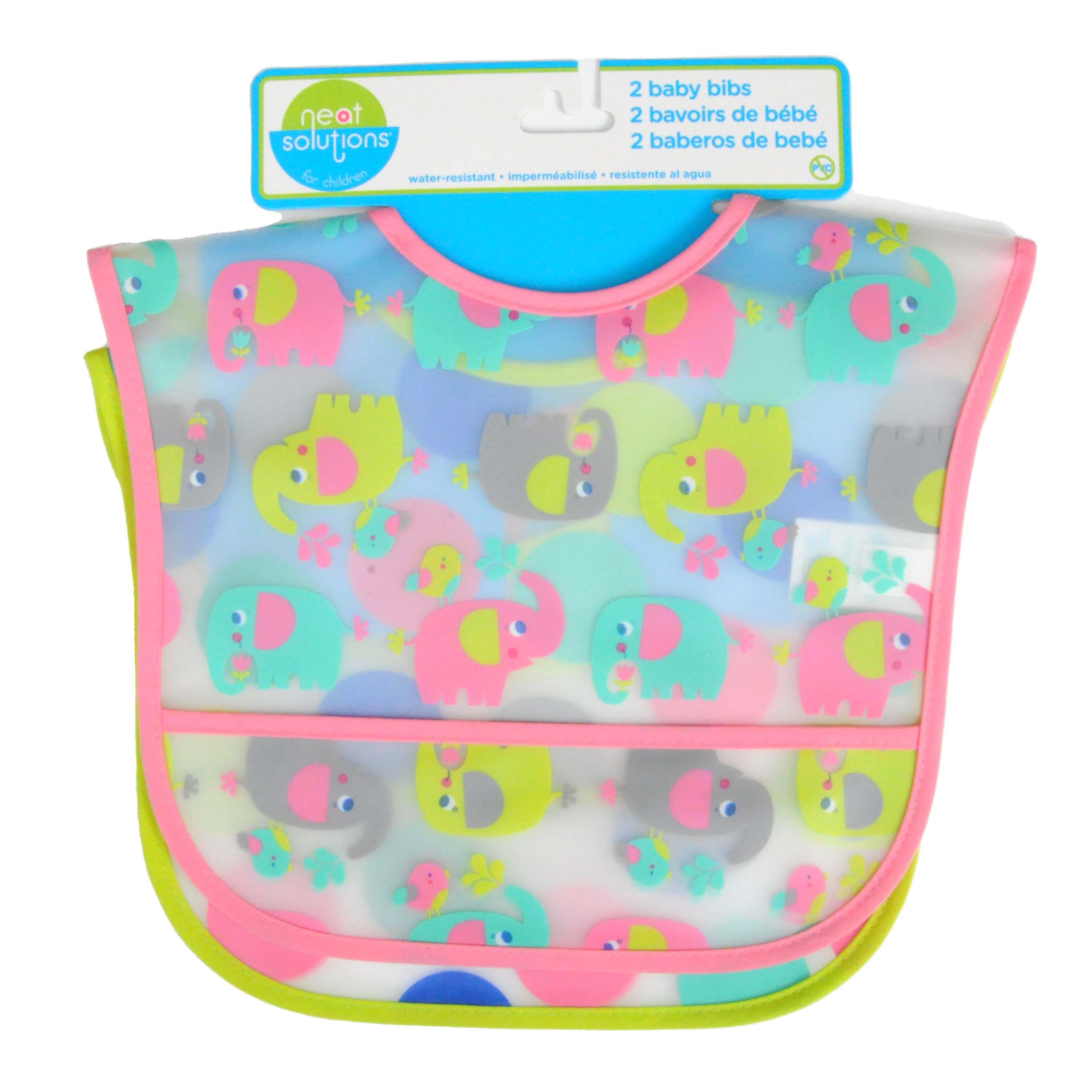 Neat Solutions Elephant Peva Toddler Bibs - Shop Bibs at H-E-B