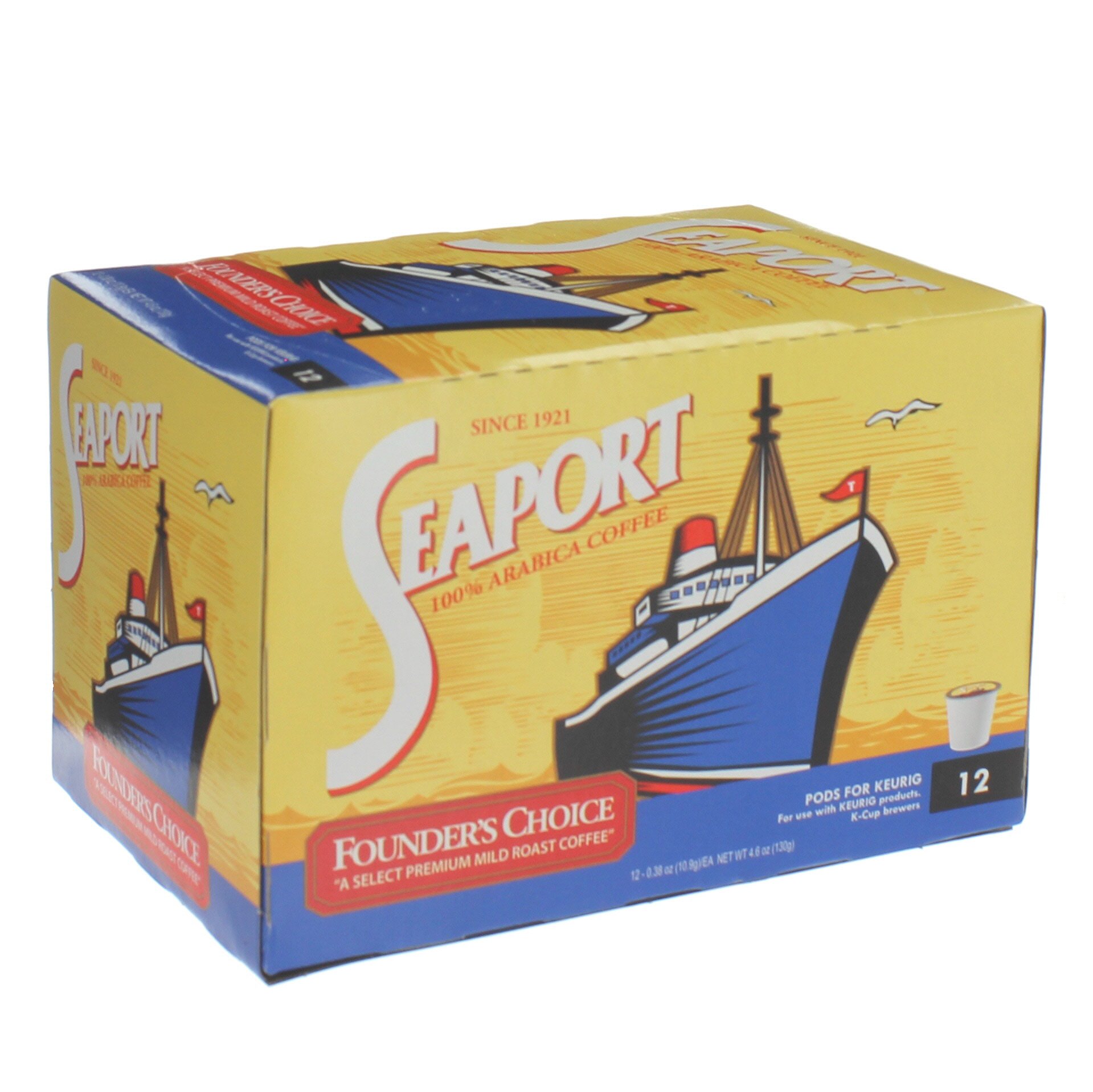 Seaport Founders Choice Single Serve Coffee K Cups - Shop Coffee at H-E-B