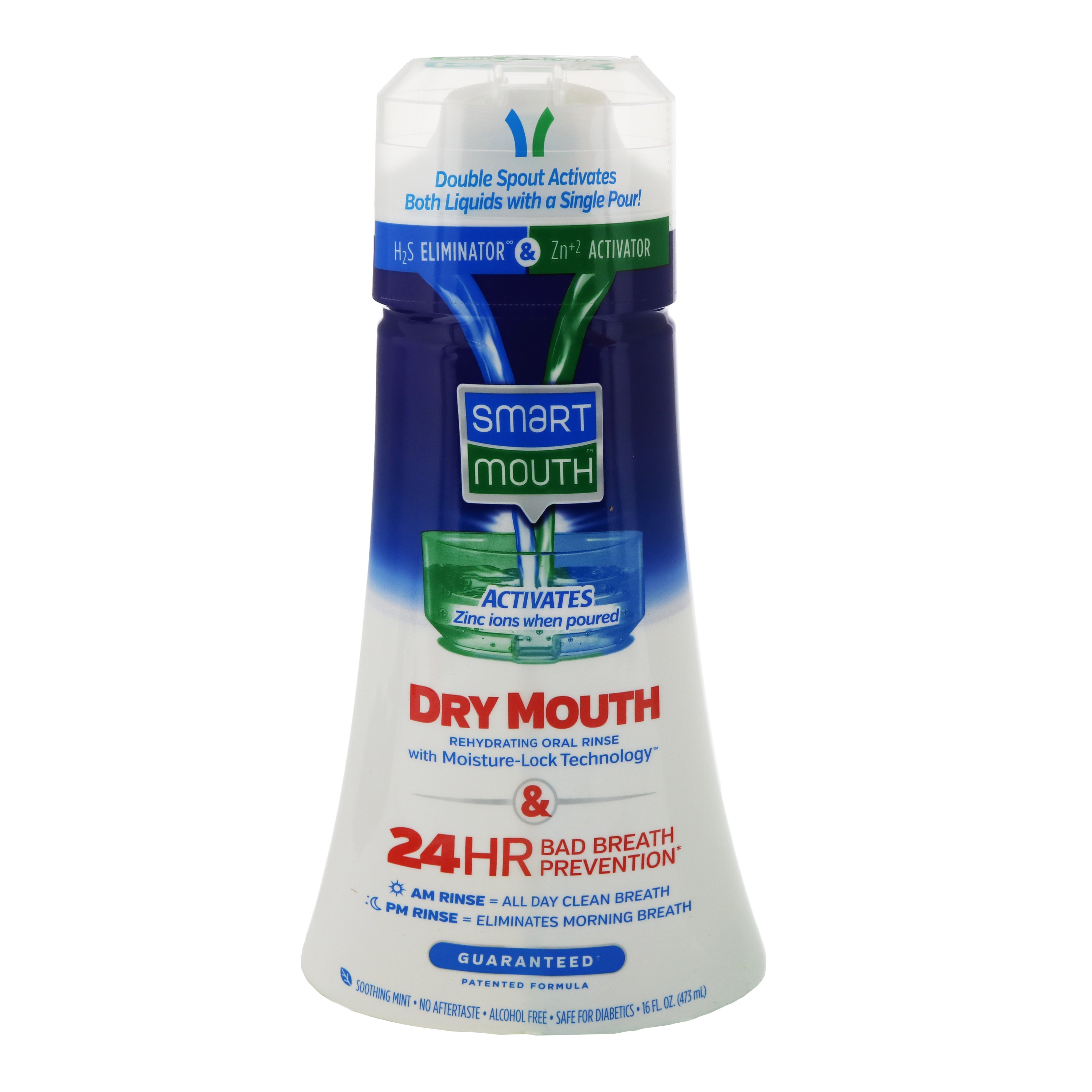 Smart Mouth Dry Mouth Activated Oral Rinse with Moisture-Lock ...