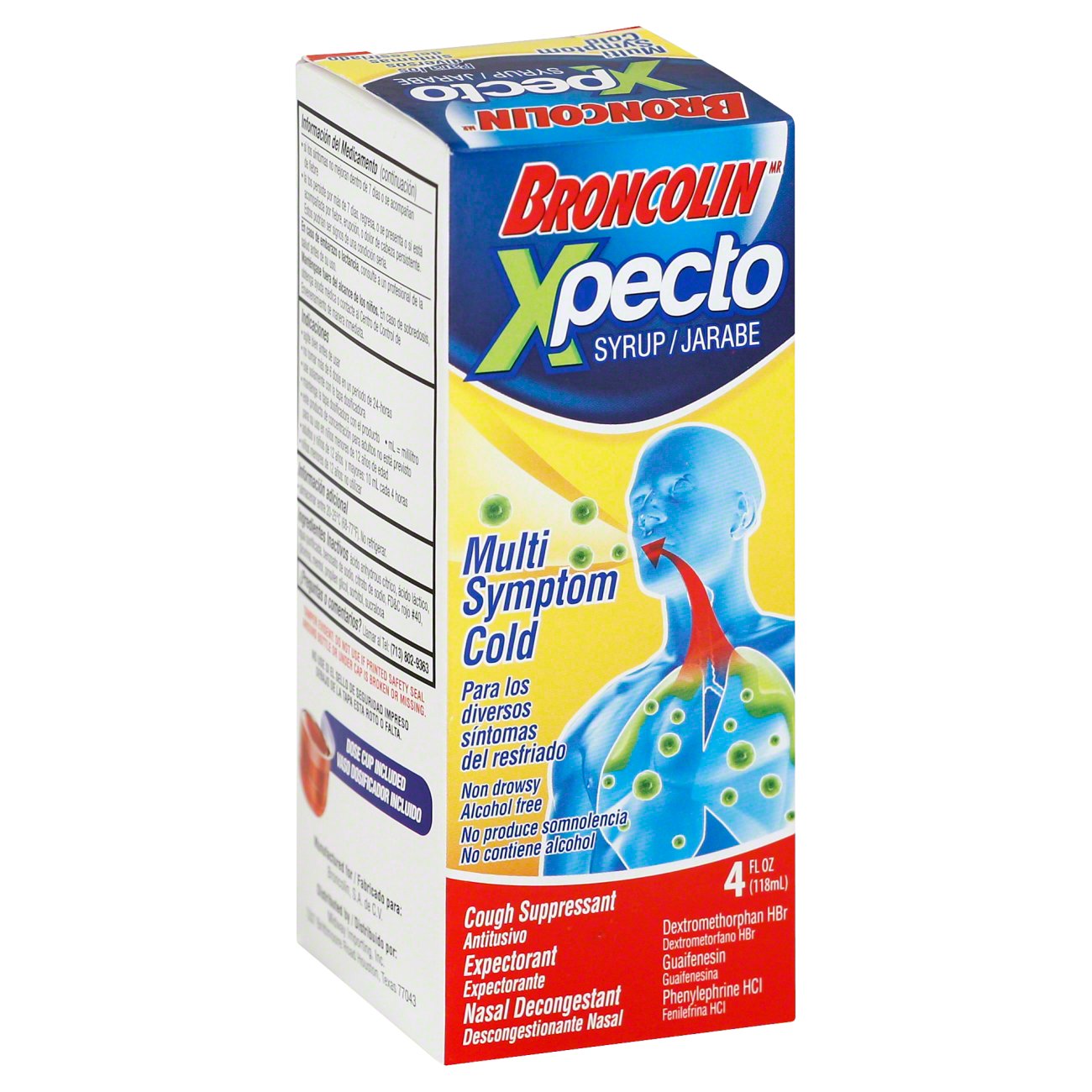 Broncolin Xpecto Multi Symptom Cold Syrup - Shop Medicines & Treatments ...