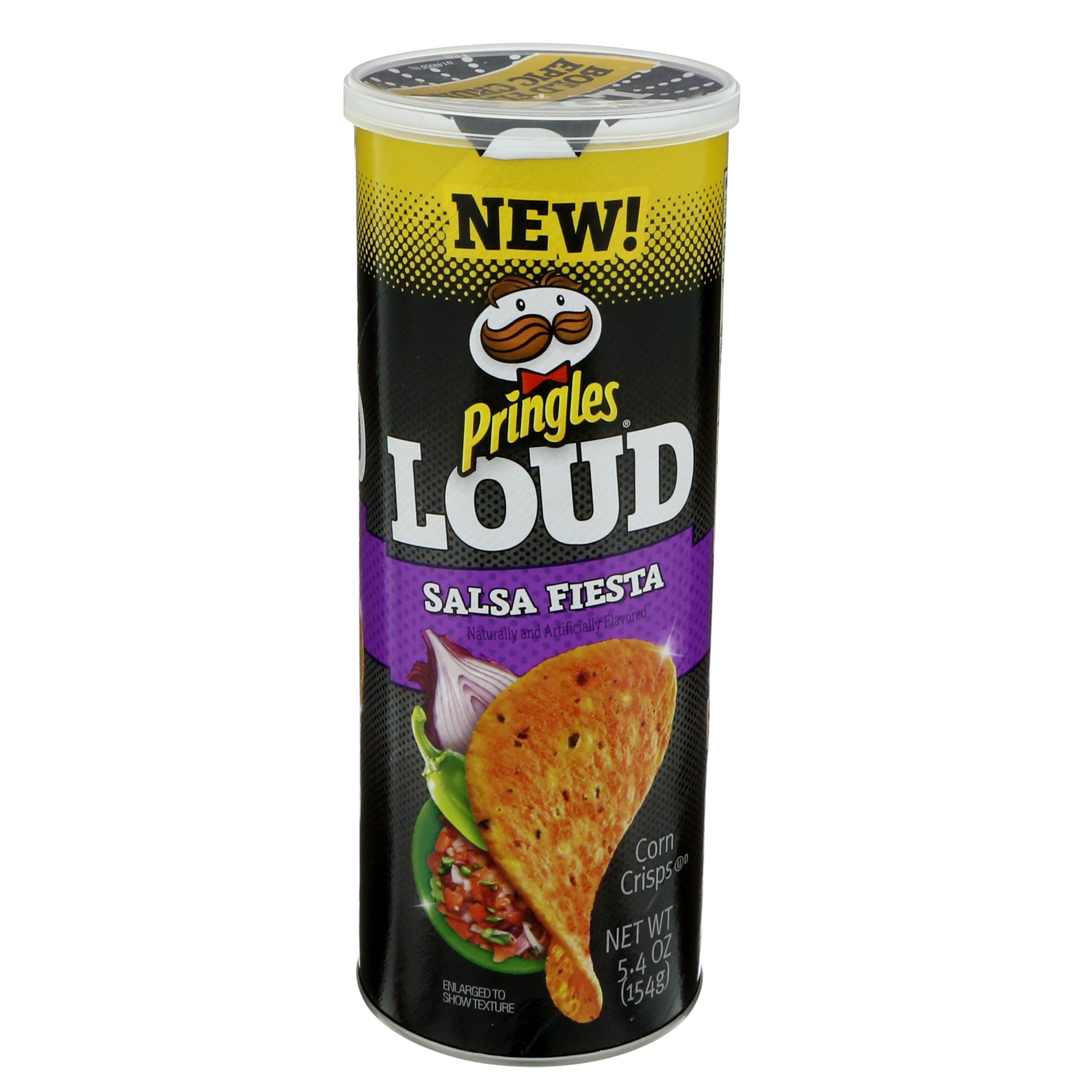 Pringles Loud Salsa Fiesta Potato Crisps - Shop Snacks & Candy at H-E-B