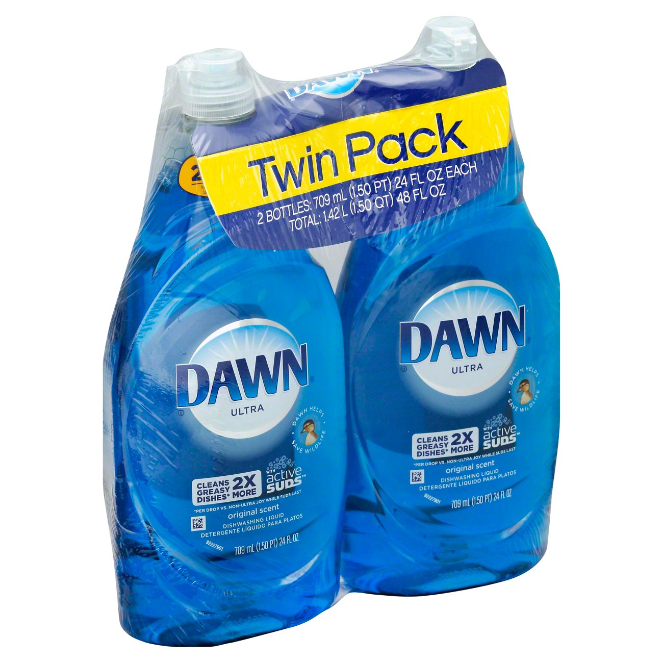 Dawn Ultra Original Scent Dishwashing Liquid Twin Pack - Shop Cleaners ...