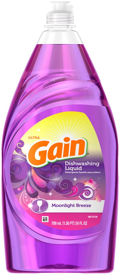 Gain Moonlight Breeze Dishwashing Liquid - Shop Dish Soap & Detergent ...