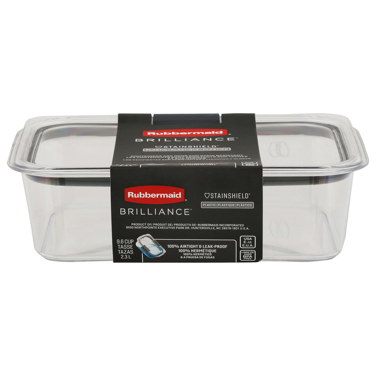 Rubbermaid Brilliance Plastic Food Storage Container - Shop Food ...