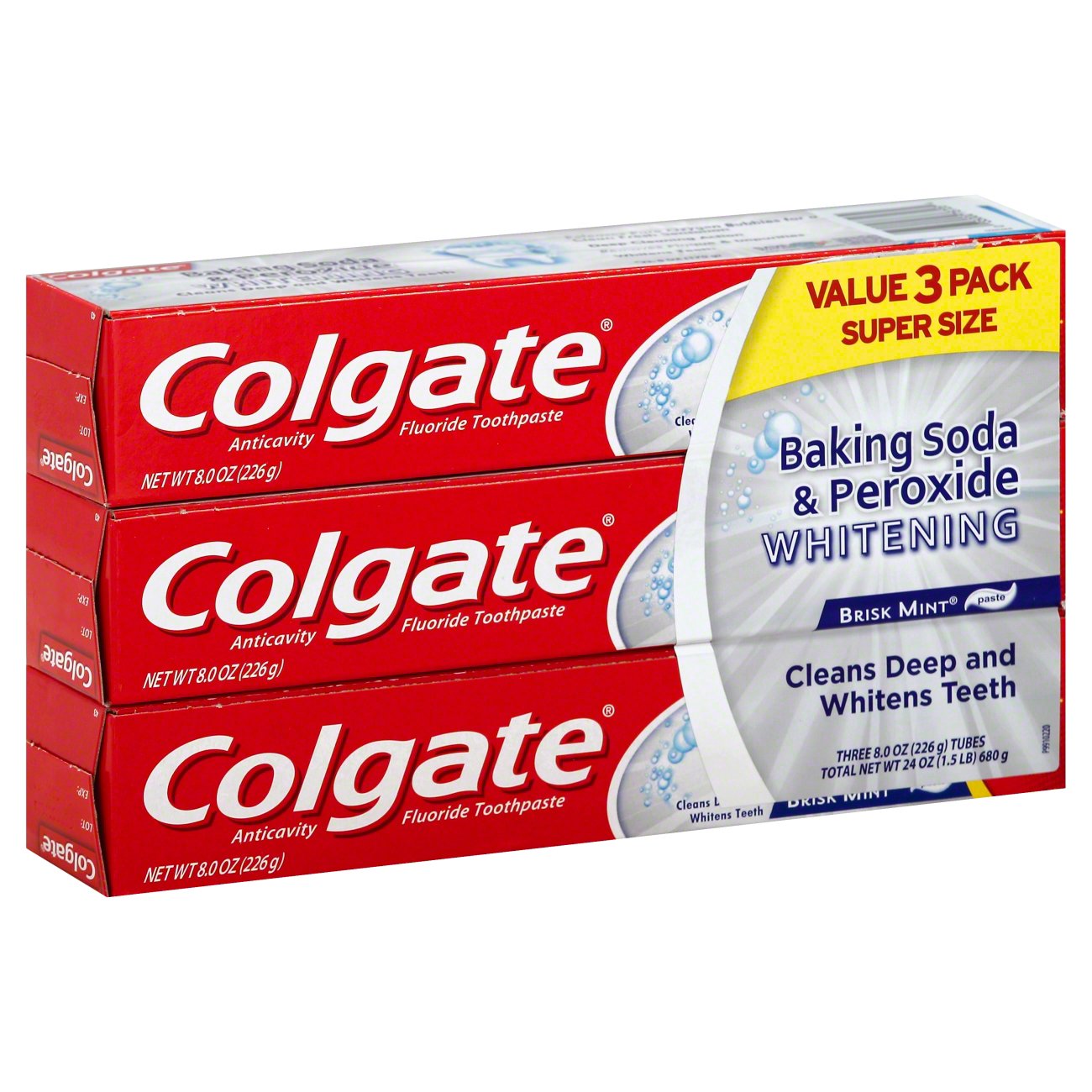 Colgate Base Toothpaste Baking Soda And Peroxida - Shop Toothpaste at H-E-B