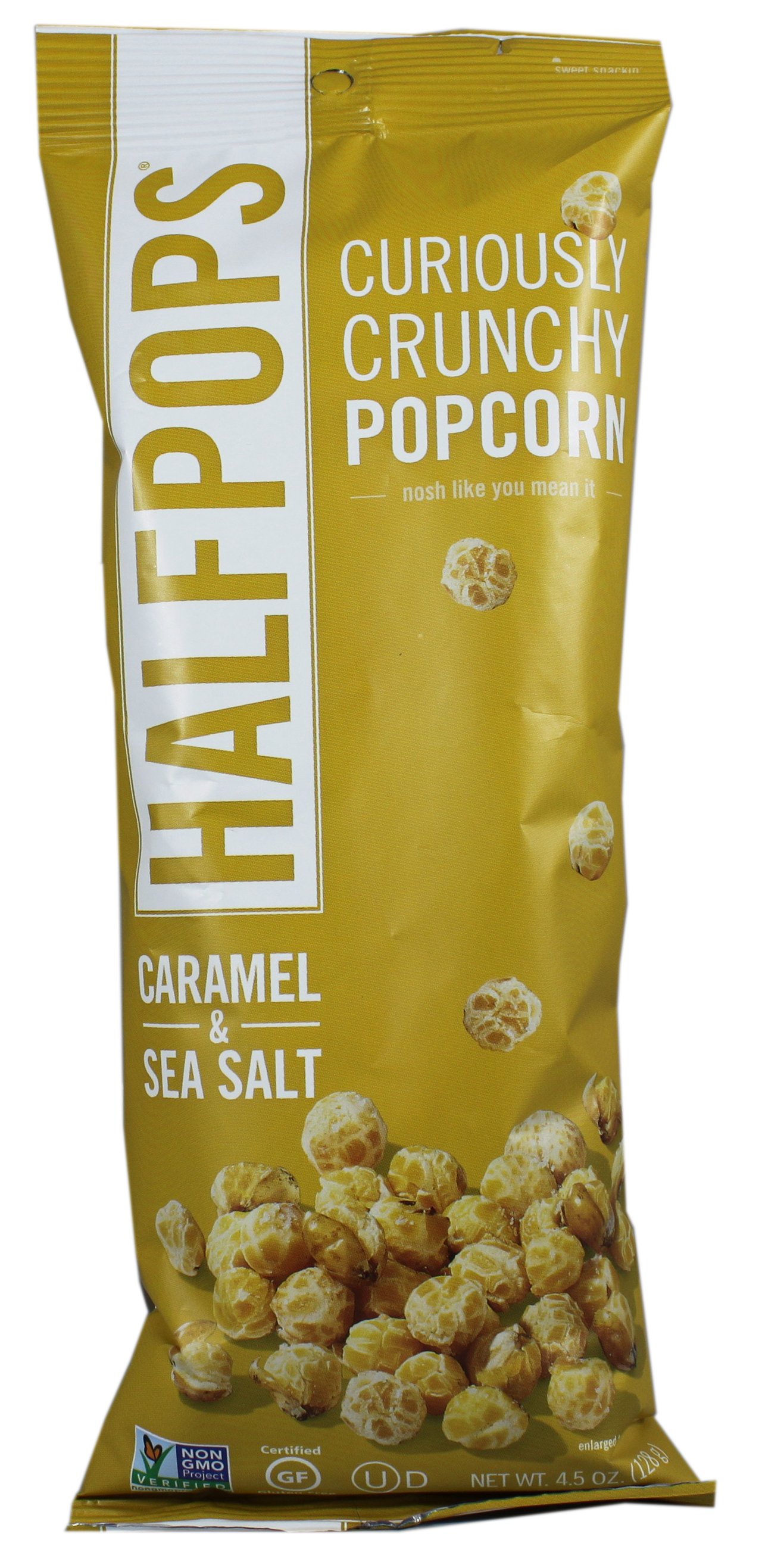 Halfpops Caramel And Sea Salt - Shop Popcorn at H-E-B