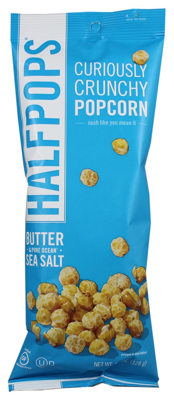 Halfpops Butter And Pure Ocean Sea Salt - Shop Popcorn at H-E-B