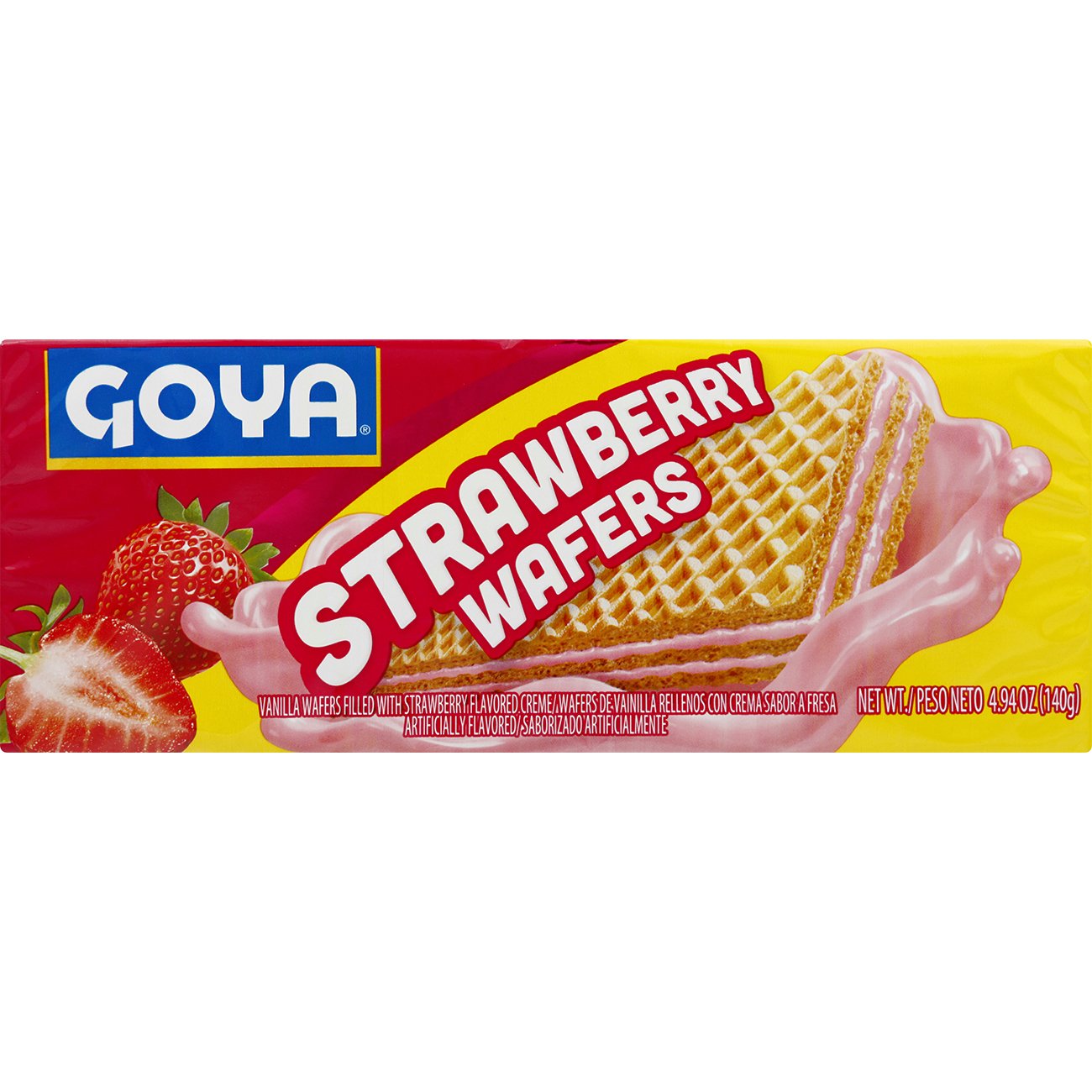 Goya Strawberry Wafers - Shop Cookies at H-E-B