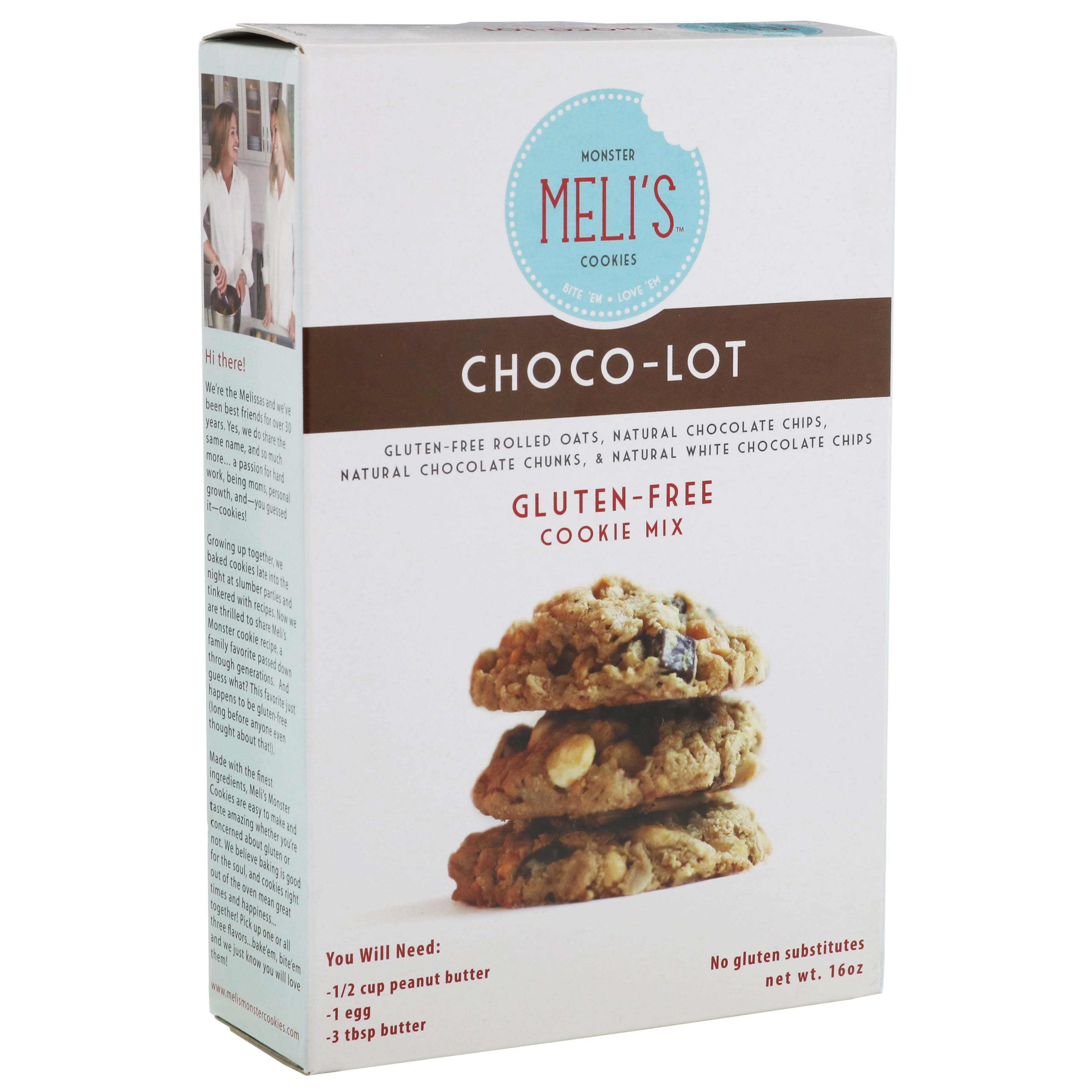 Meli's Monster Cookies Mix Choco-lot Gluten Free, 16 oz | Central ...